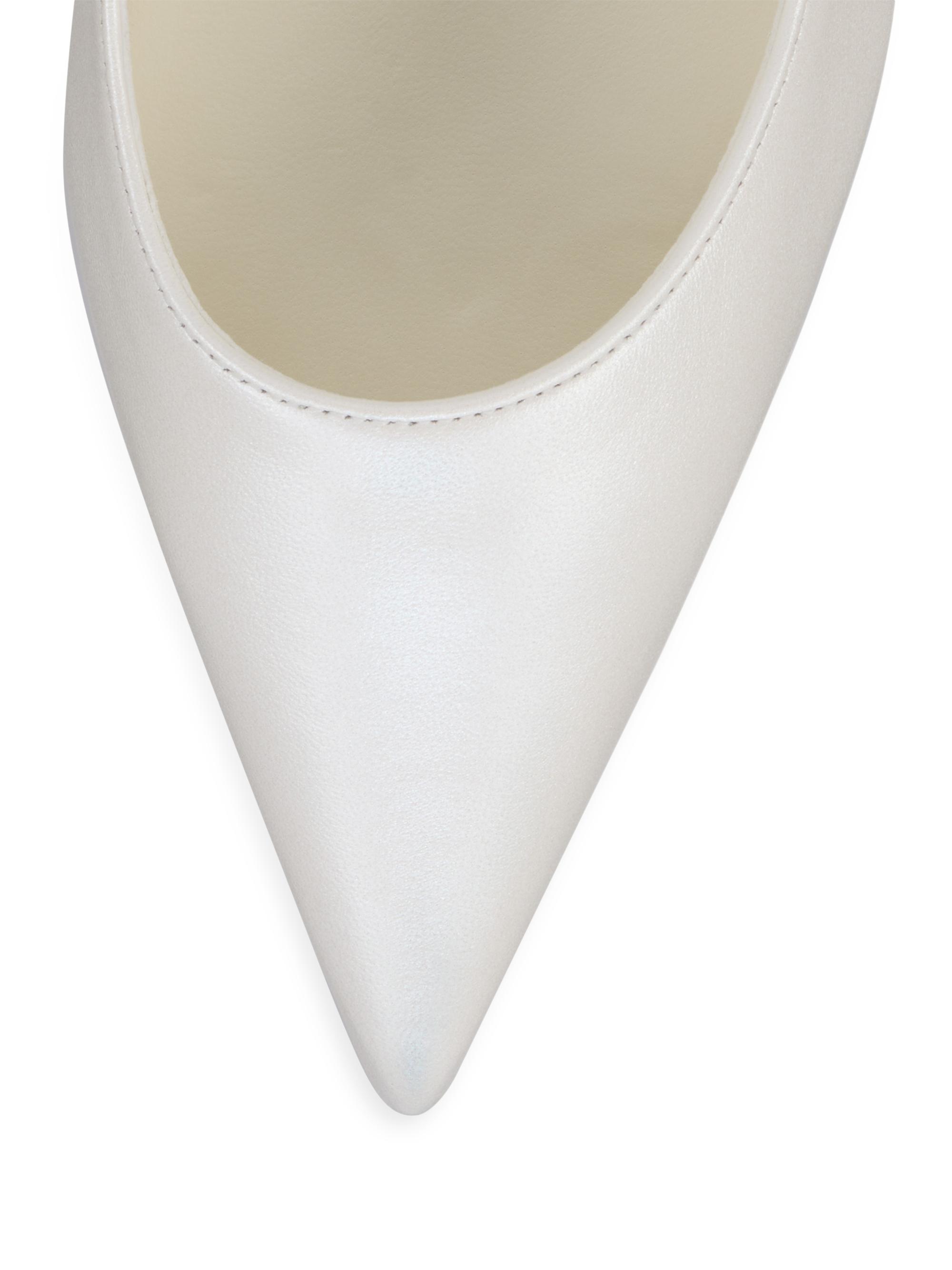 Christian Louboutin Miss Z 80MM Leather Pumps | Saks Fifth Avenue
