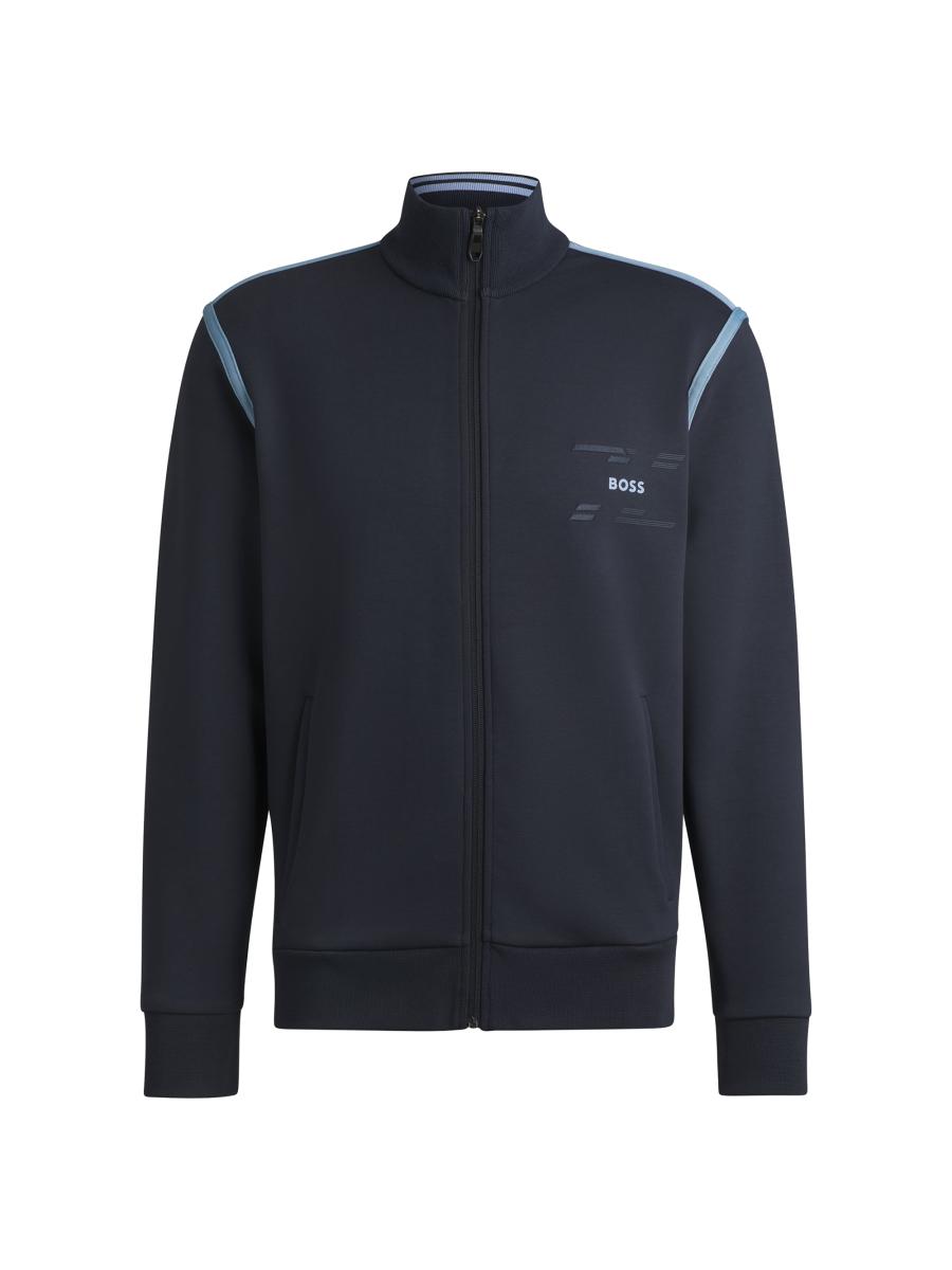 BOSS Zip-Up Sweatshirt with Logo Artwork | Saks Fifth Avenue