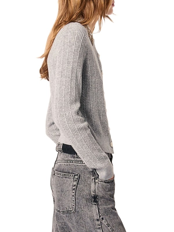 Shop Maje Cardigan with Jewellery Collar | Saks Fifth Avenue Shop Maje Cardigan with Jewellery Collar | Saks Fifth Avenue