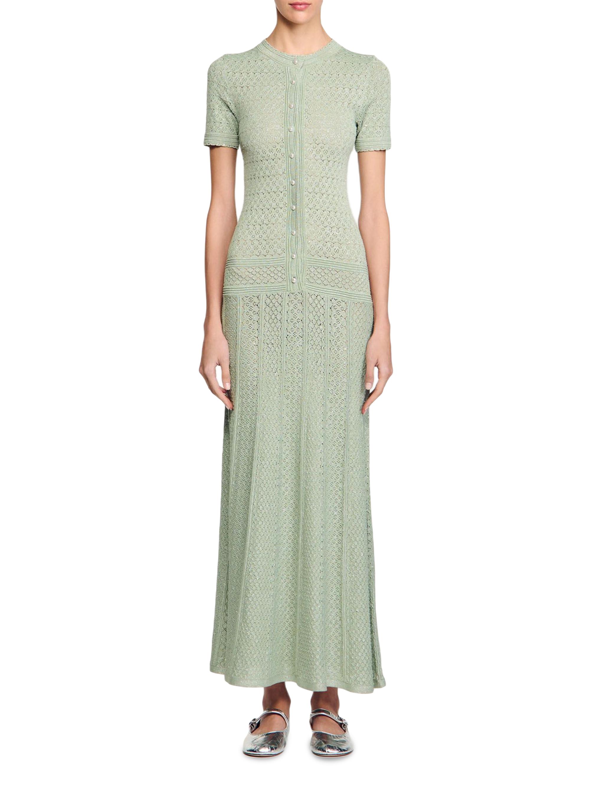 Exciting Sandro Long Knit Dress Gallery