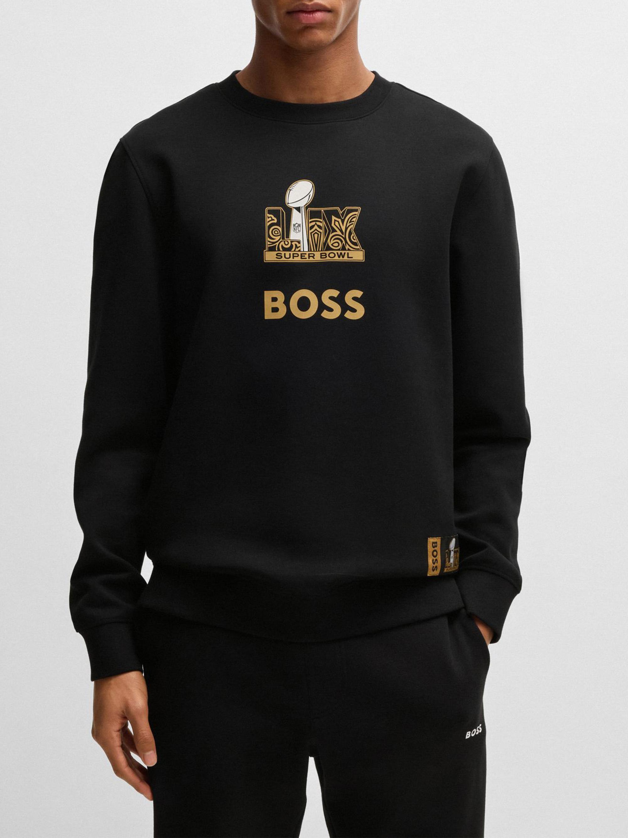 BOSS Boss x NFL Stretch Sweatshirt with Gold-Tone Artwork | Saks Fifth ...