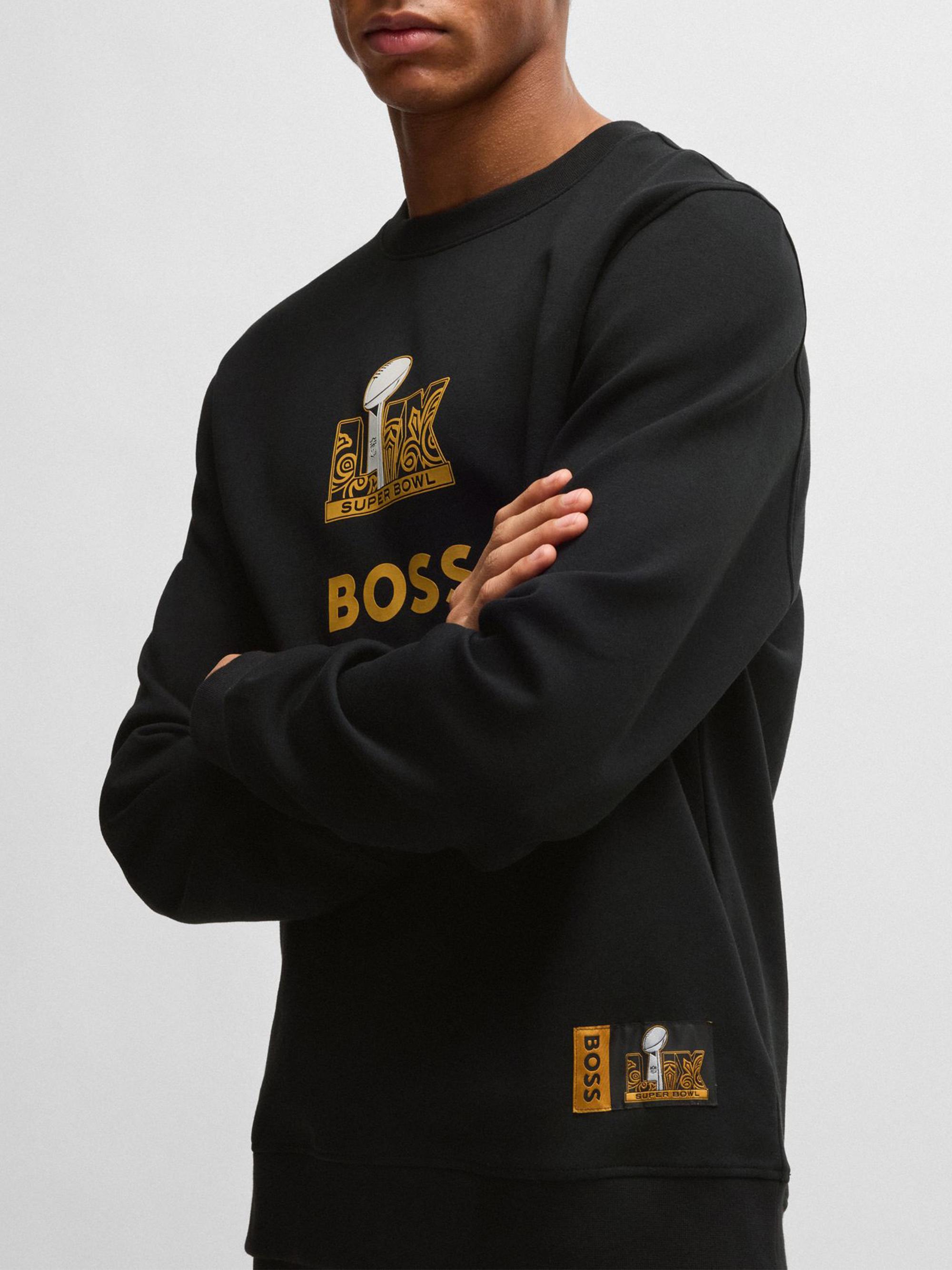 BOSS Boss x NFL Stretch Sweatshirt with Gold-Tone Artwork | Saks Fifth ...
