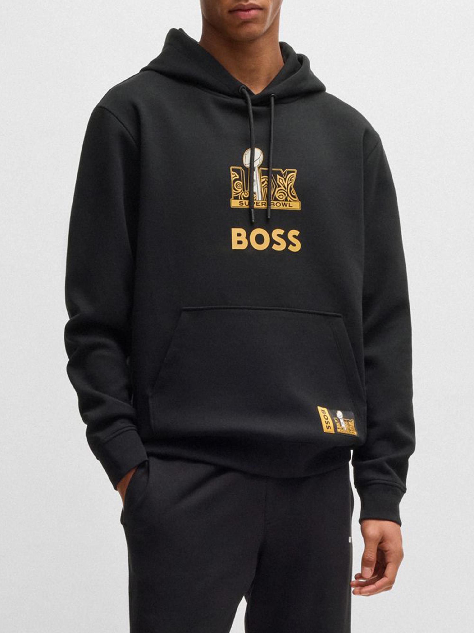 BOSS Boss x NFL Stretch Hoodie with Gold-Tone Artwork | Saks Fifth Avenue