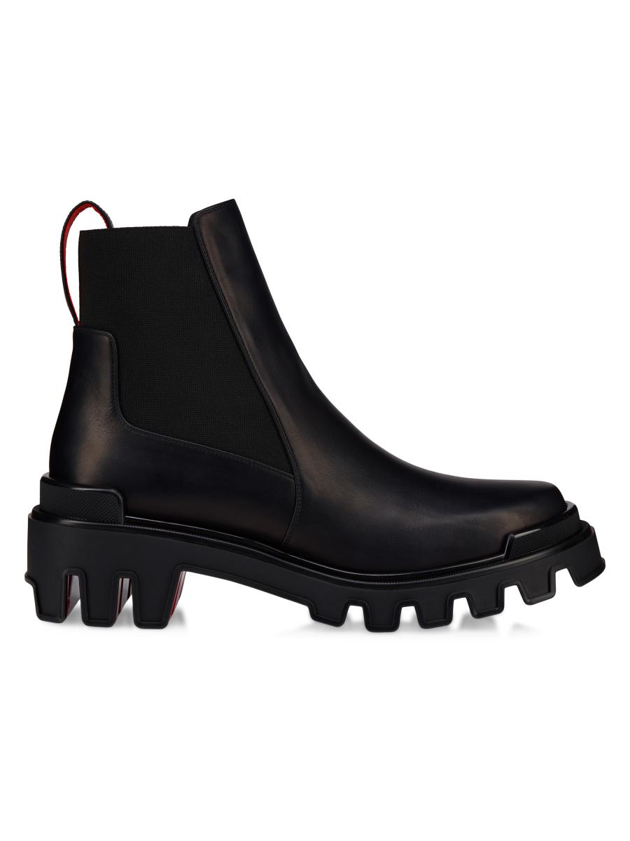 Christian Louboutin Marchacroche Dune Leather Boots | Saks Fifth Avenue