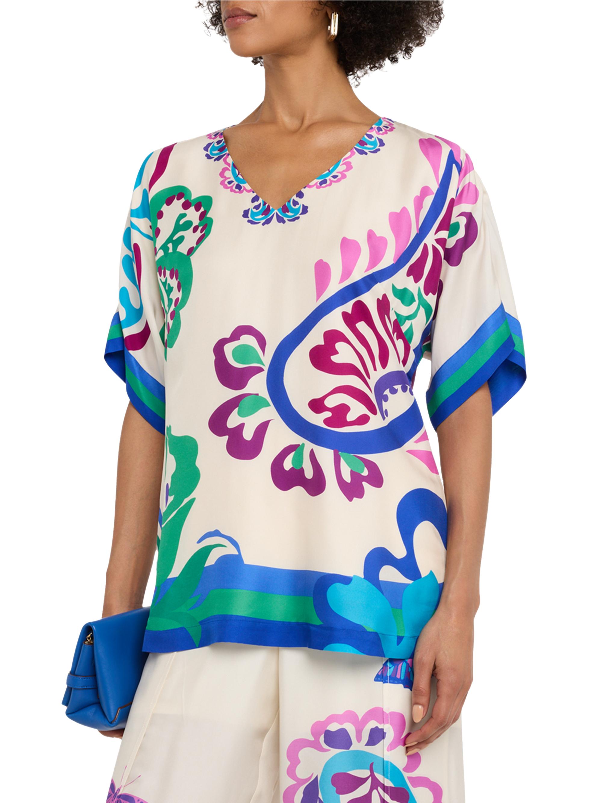 Johnny Was Slater Floral & Paisley Tunic | Saks Fifth Avenue