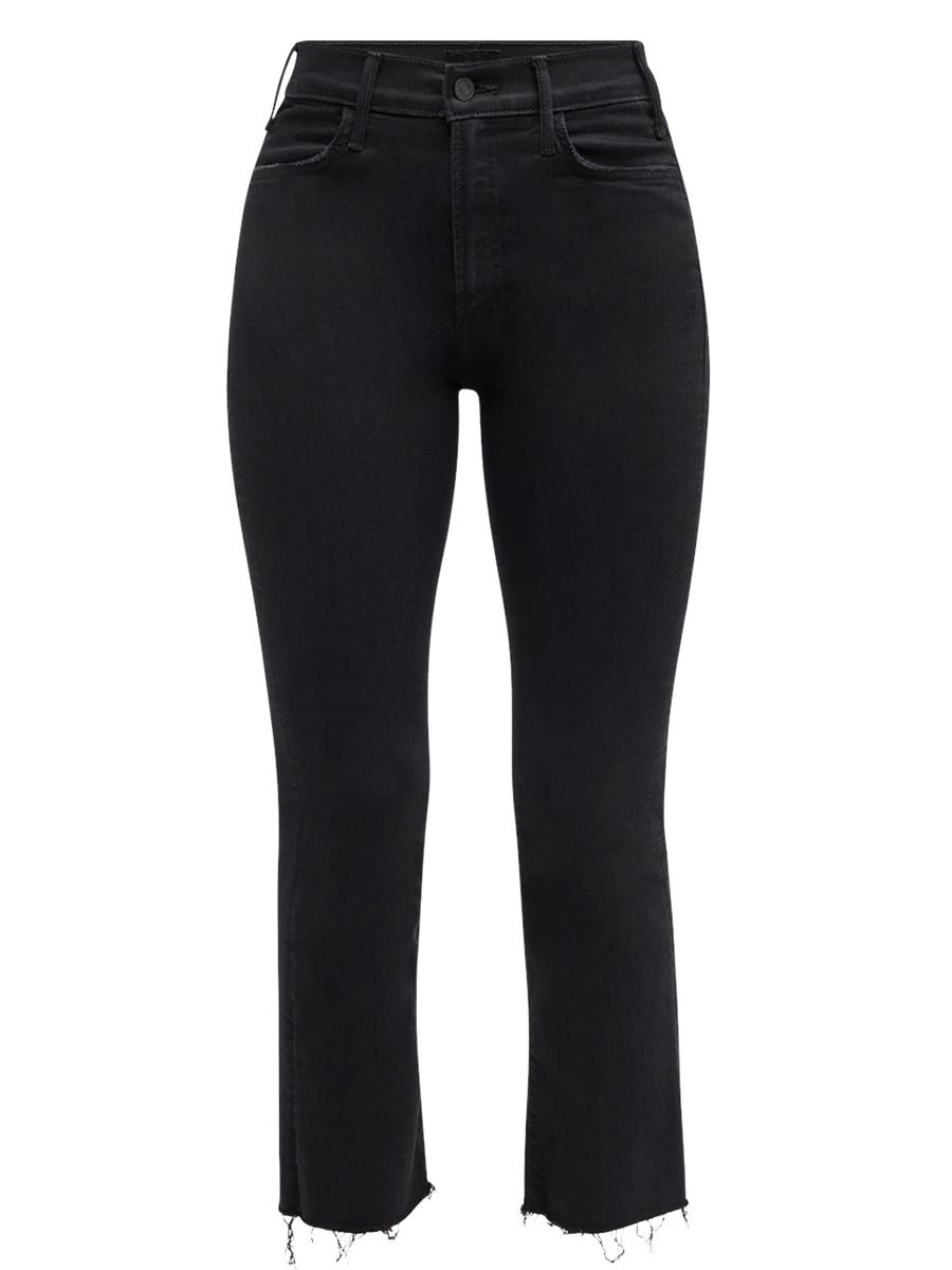 Mother Lil' Hustler Ankle Fray High-Rise Stretch Jeans | Saks Fifth Avenue