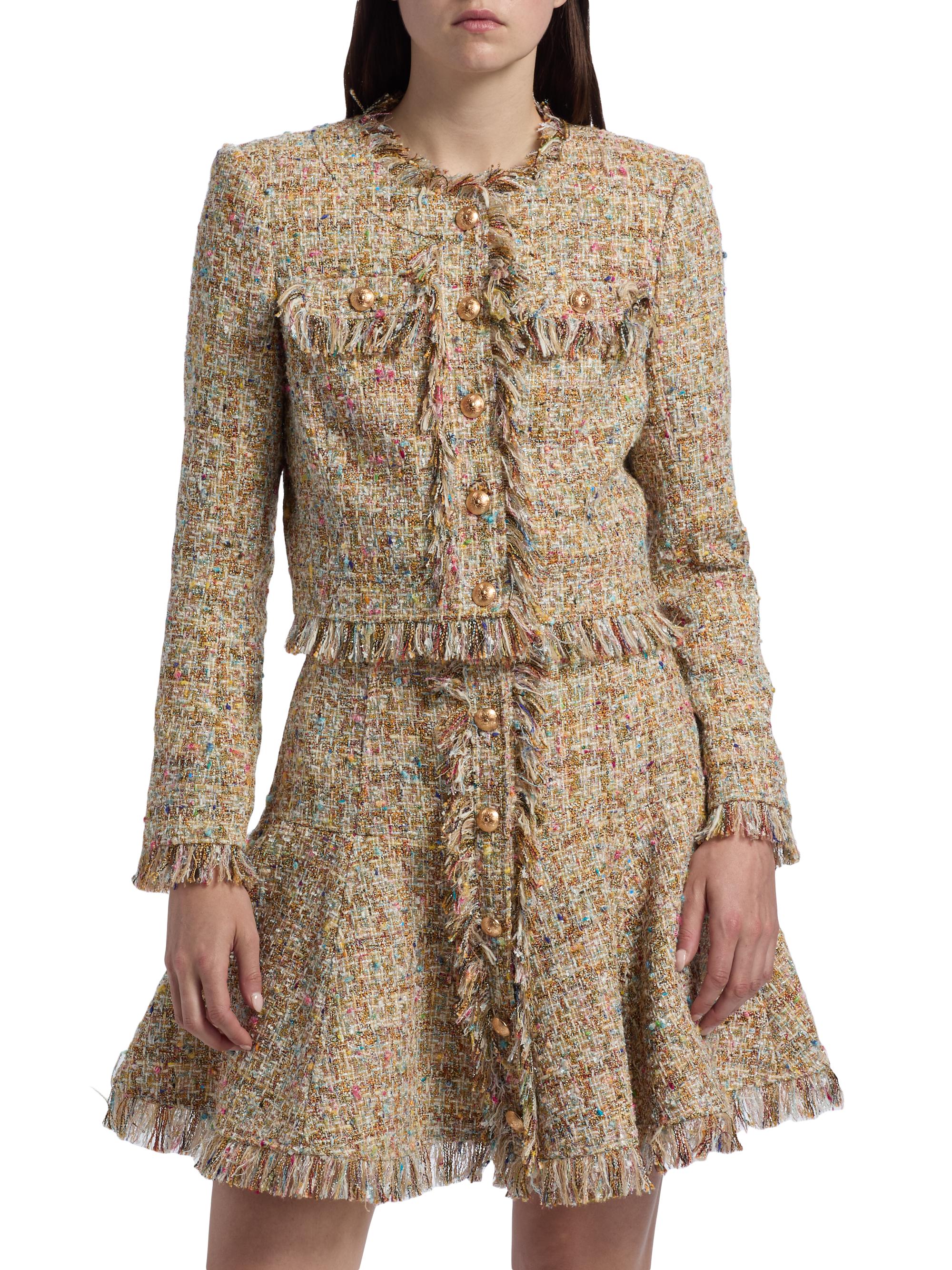 Cinq à Sept Adeline Clarise Bouclé Tweed Jacket | Saks Fifth Avenue