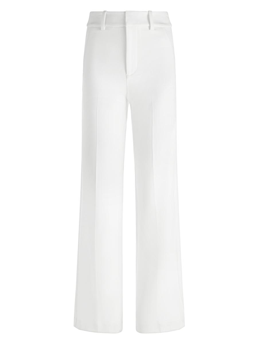 Alice + Olivia Alexander High-Rise Straight-Leg Trousers | Saks Fifth ...