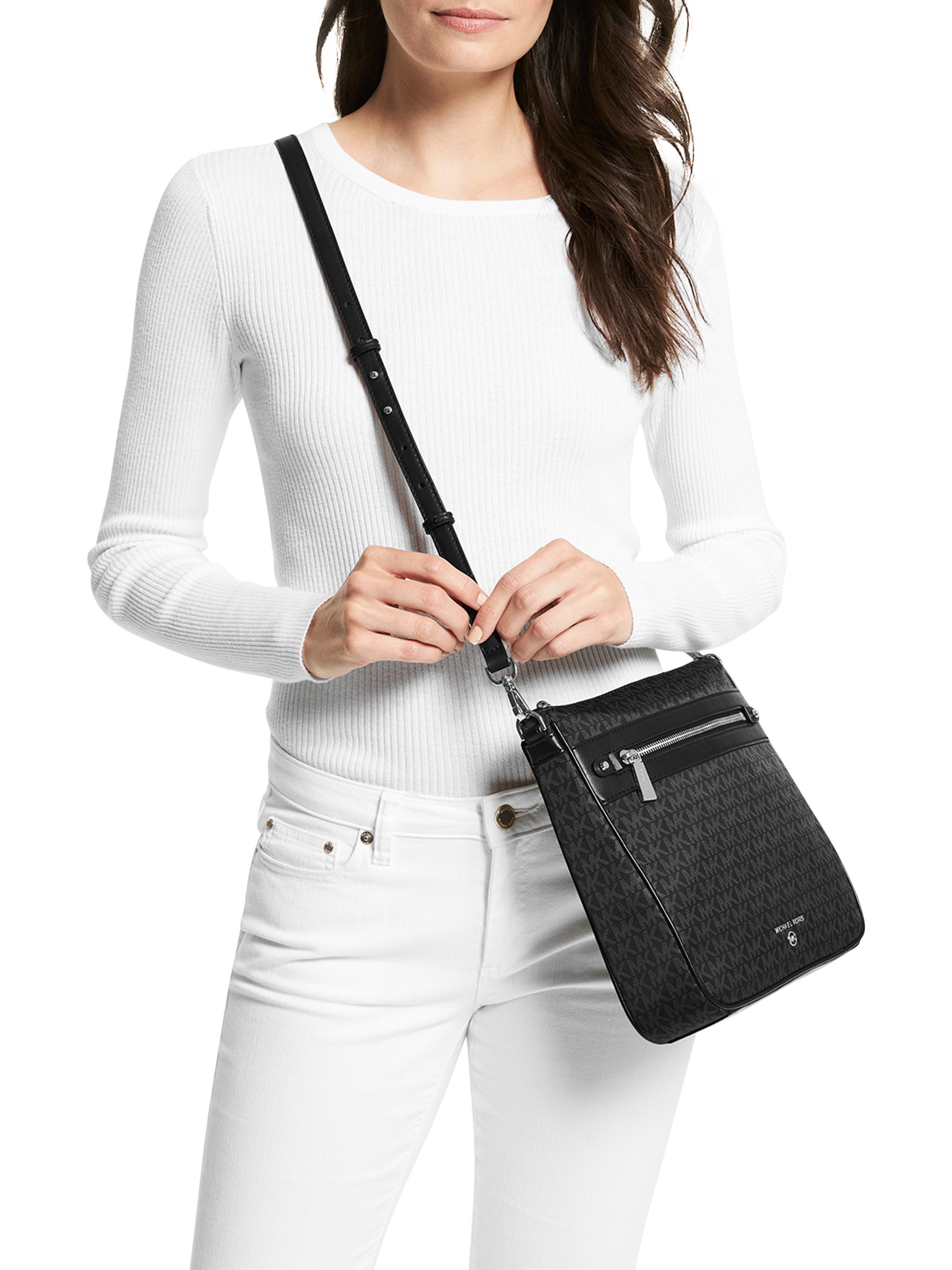 MICHAEL Michael Kors Large Monogram Crossbody Bag | Saks Fifth Avenue