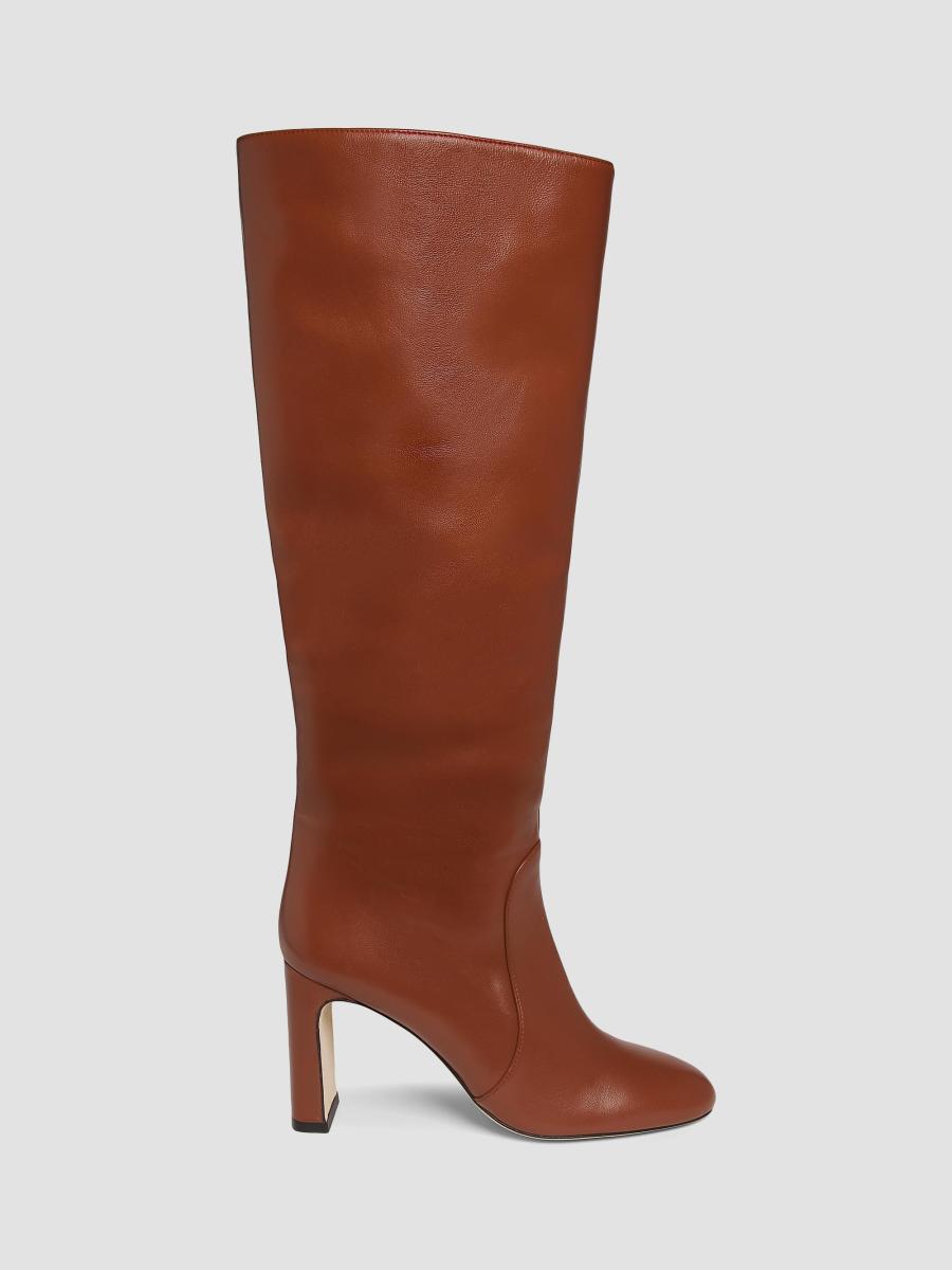 Stuart Weitzman Babette 85MM Leather Knee-High Boots | Saks Fifth Avenue