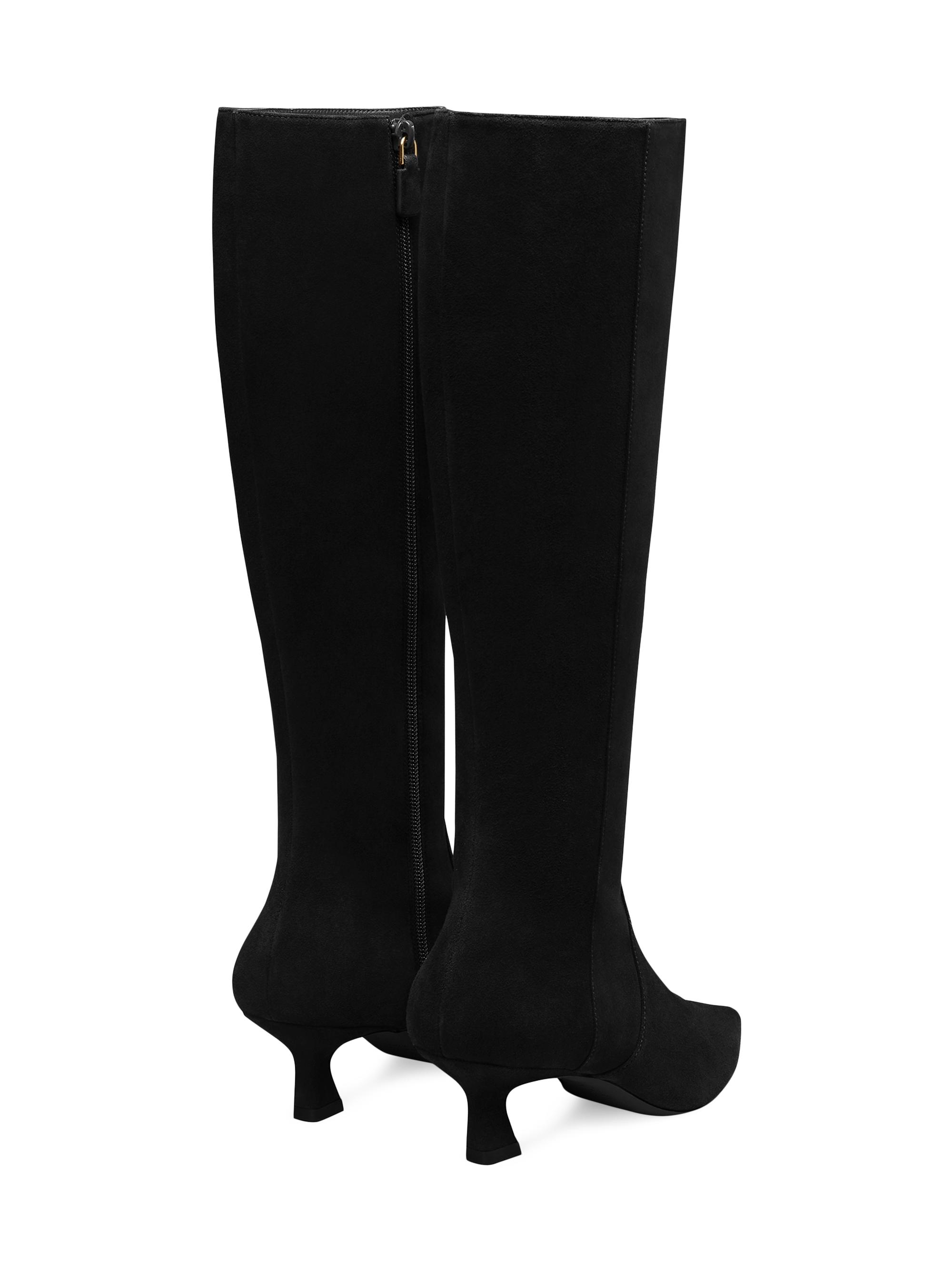 Stuart Weitzman Vinnie 50MM Suede Boots | Saks Fifth Avenue