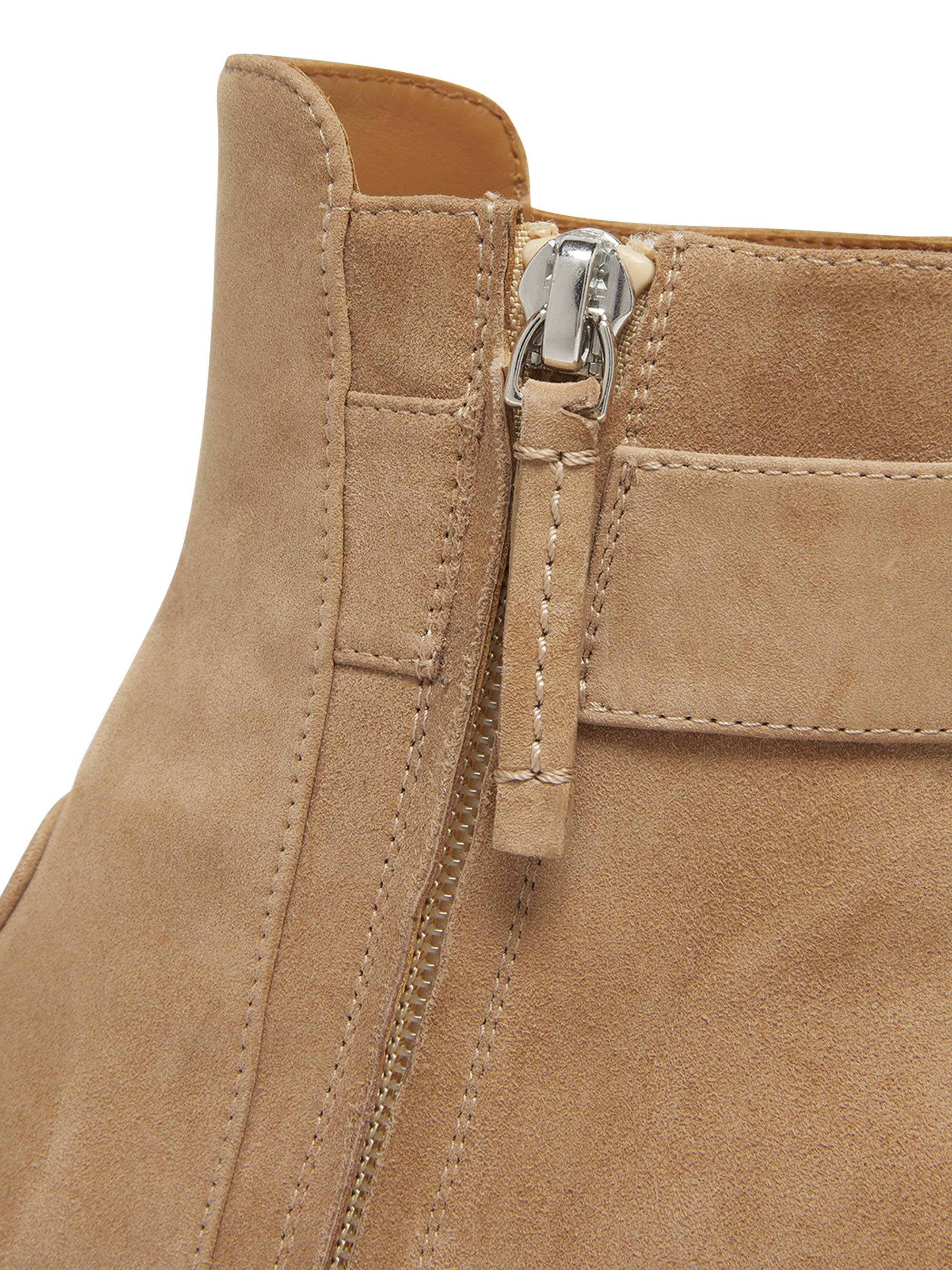 Roger Vivier Tres Vivier 45MM Buckle Suede Boots | Saks Fifth Avenue