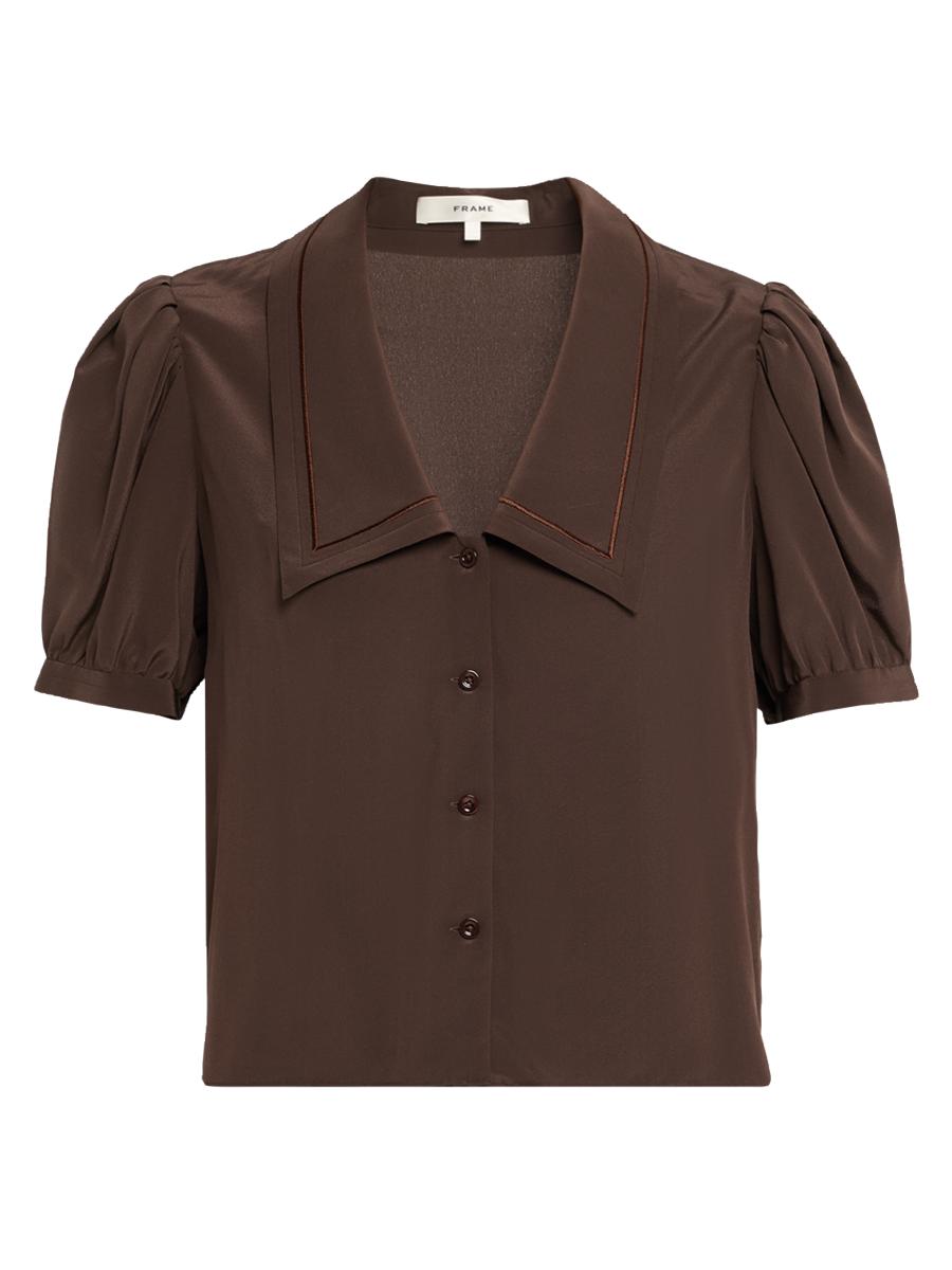 Frame The Sailor Silk Blouse Saks Fifth Avenue 9480