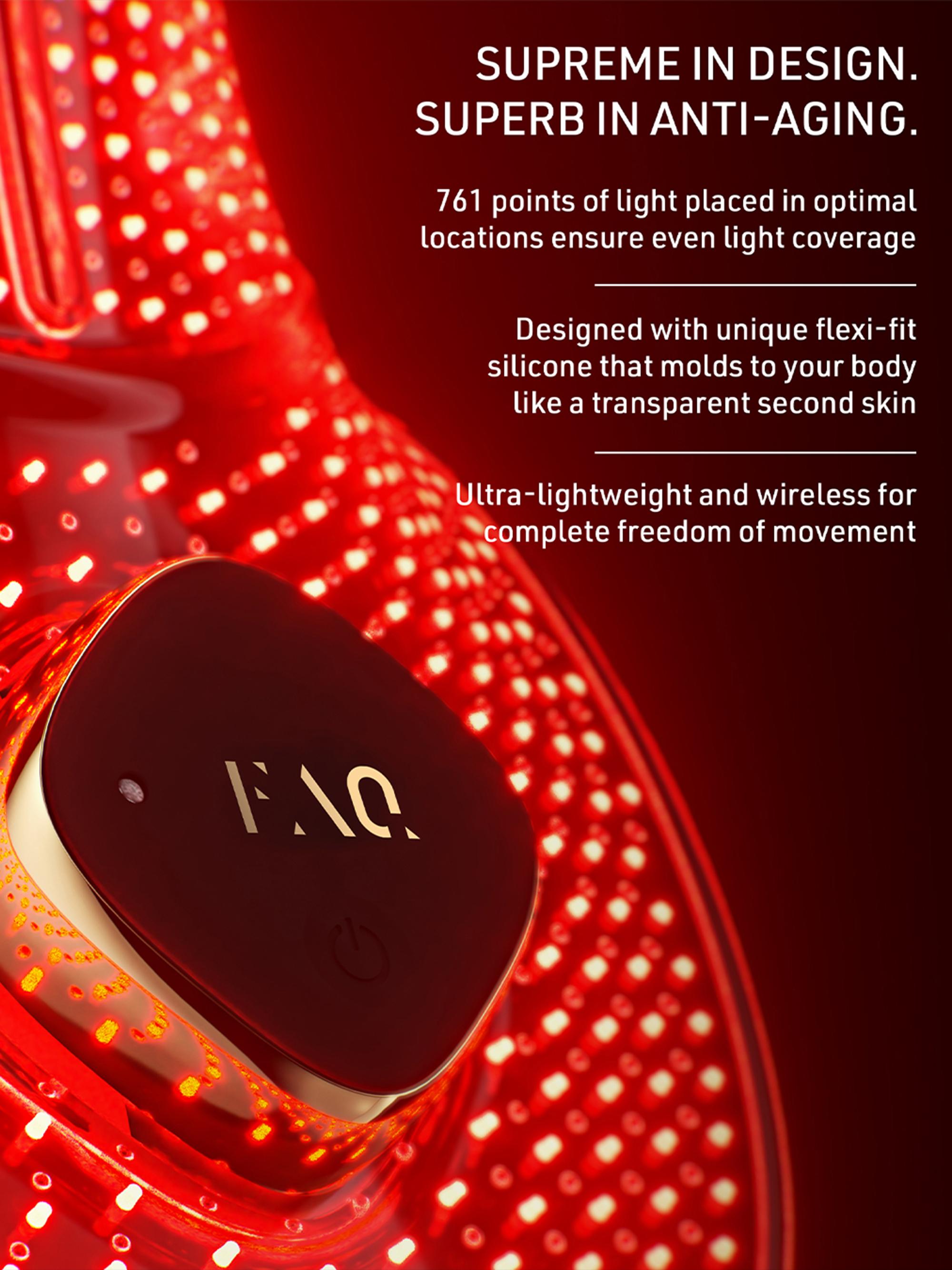 Foreo FAQ 211 Silicone LED + Near-Infrared Neck & Décolleté Mask | Saks Fifth Avenue