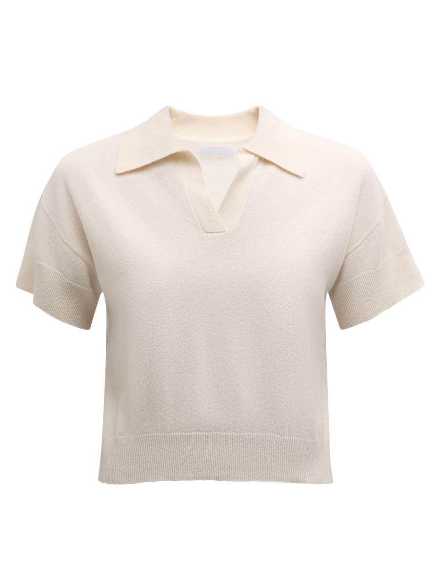 Sablyn Mirabelle Cashmere Short-Sleeve Polo | Saks Fifth Avenue