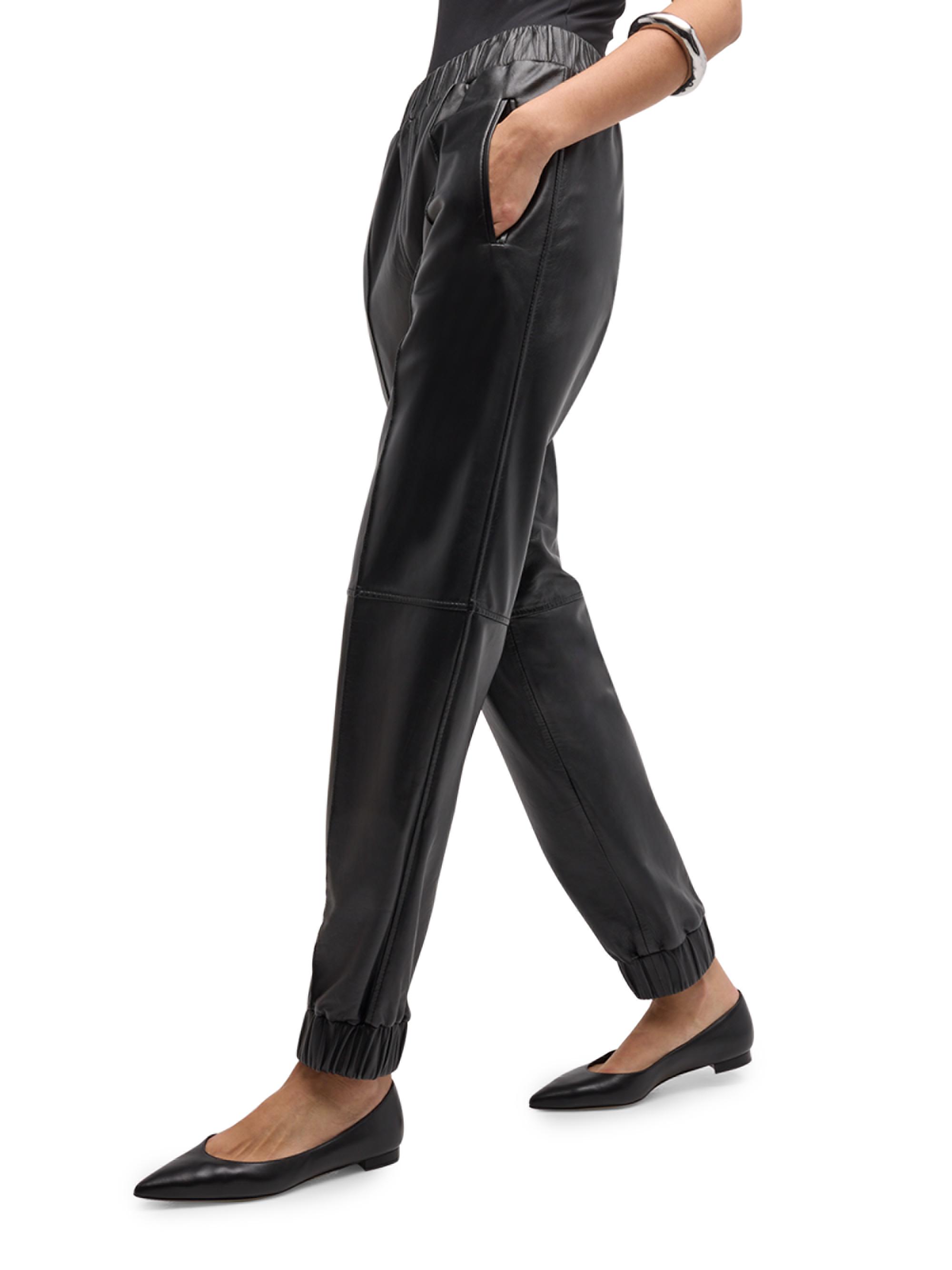 Manolo Blahnik Gala Leather Ballet Flats | Saks Fifth Avenue