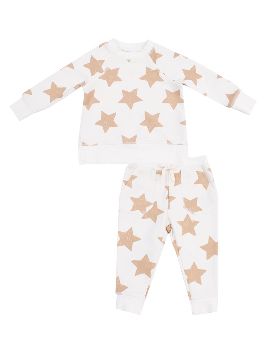 Angel Dear Baby Boy's & Little Boy's Stars Print Sweatshirt & Joggers ...