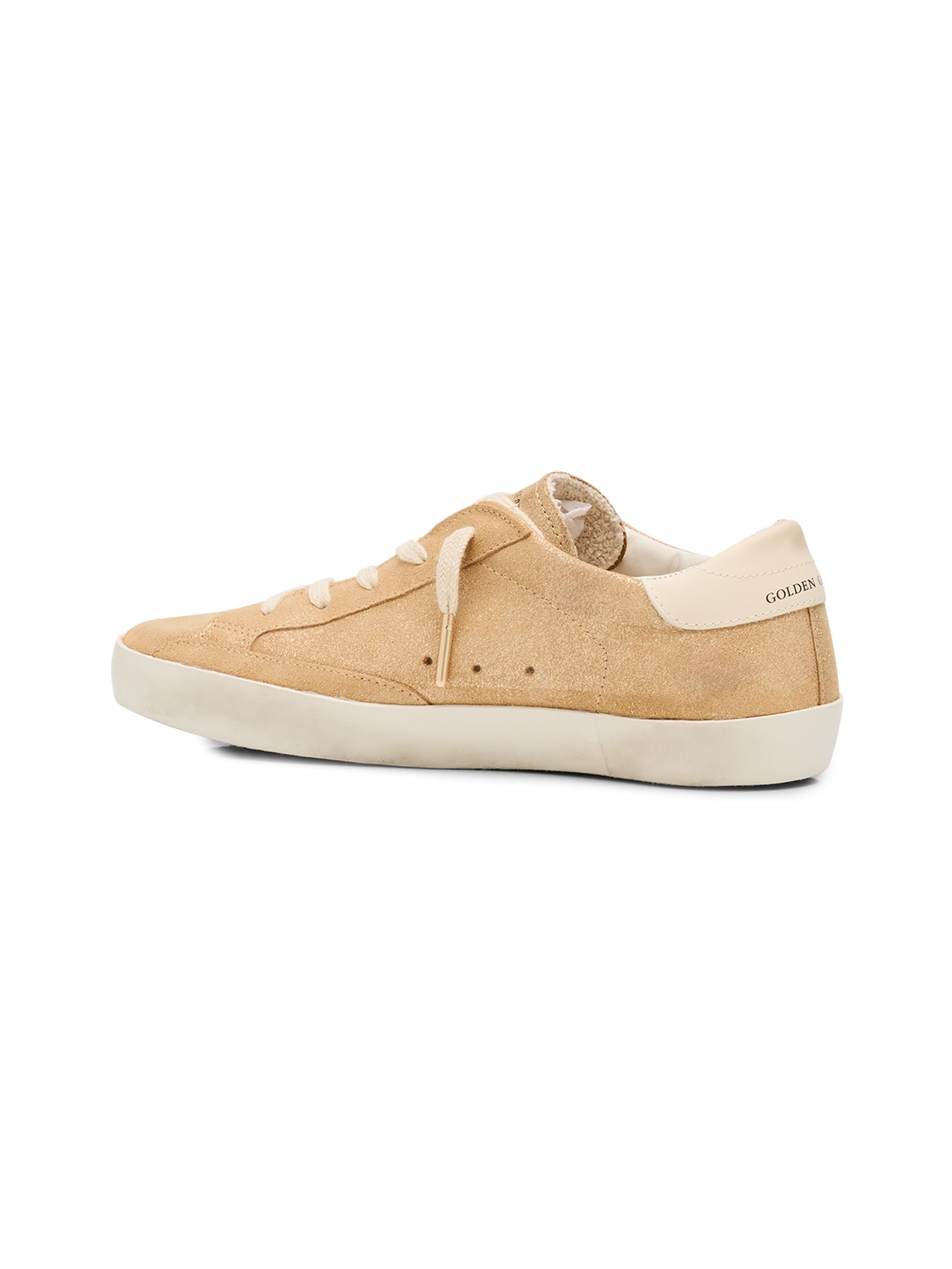 Golden Goose Little Girl's & Girl's Super Star Glitter Leather Low Top ...