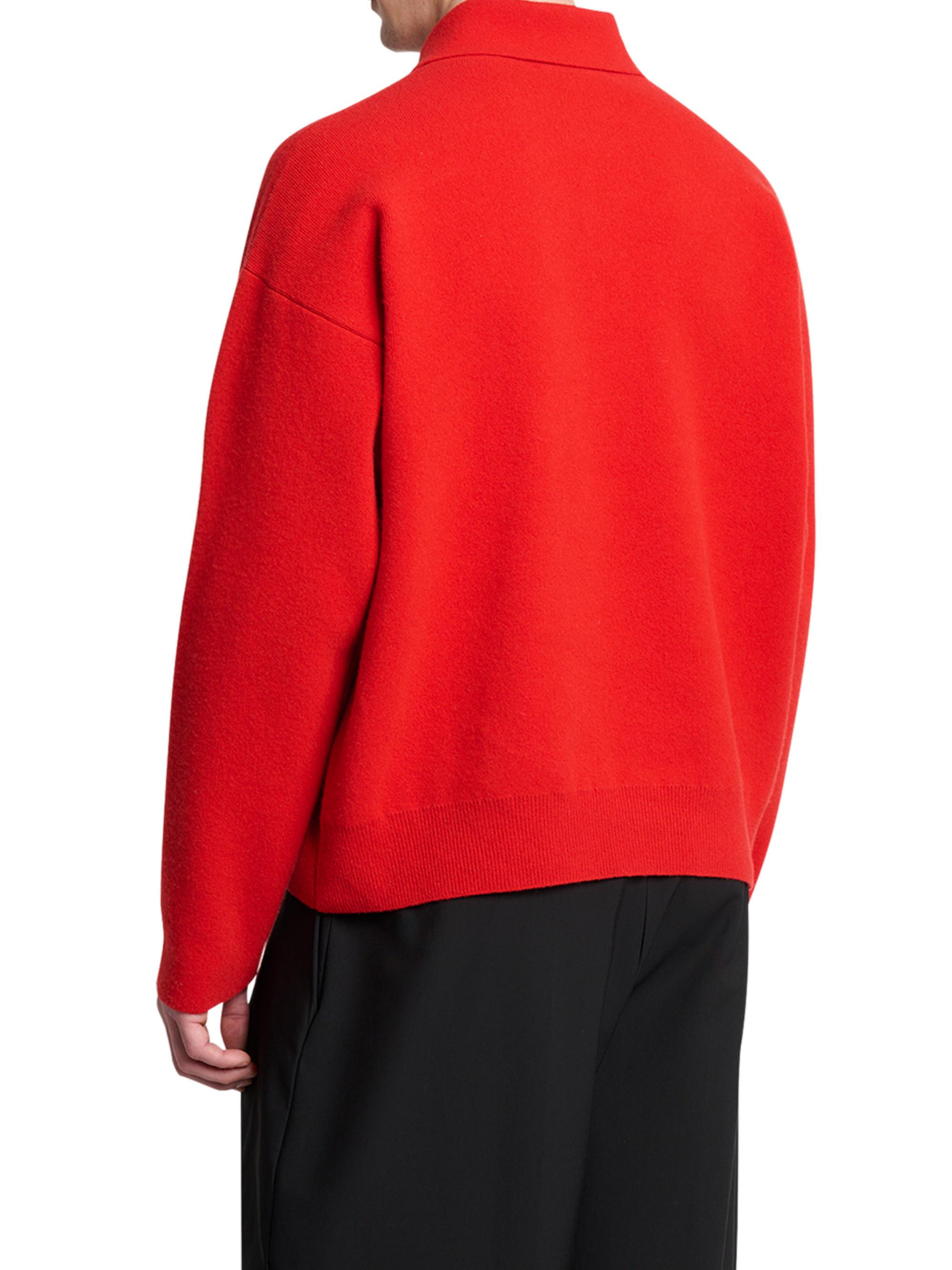 Jacquemus Doppio Wool-Blend Polo Sweater | Saks Fifth Avenue
