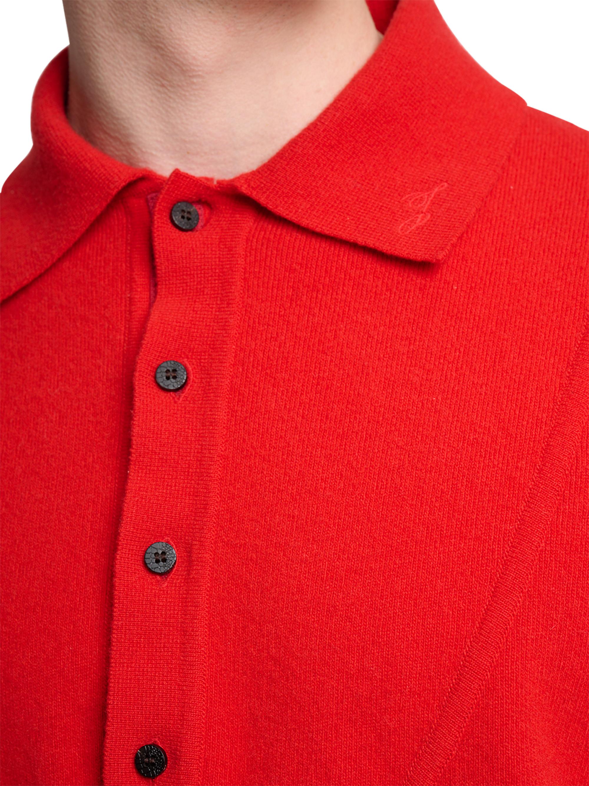 Jacquemus Doppio Wool-Blend Polo Sweater | Saks Fifth Avenue