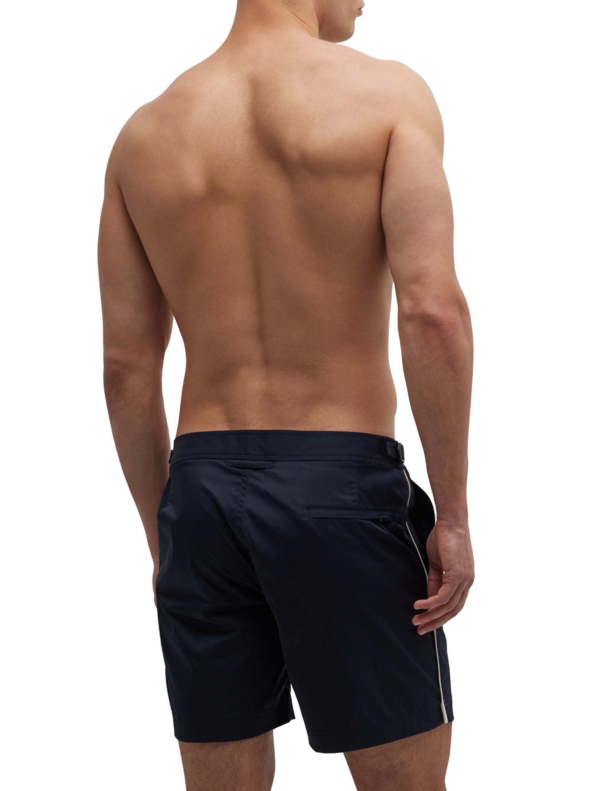 Orlebar Brown Bulldog Piped Nylon Swim Shorts | Saks Fifth Avenue