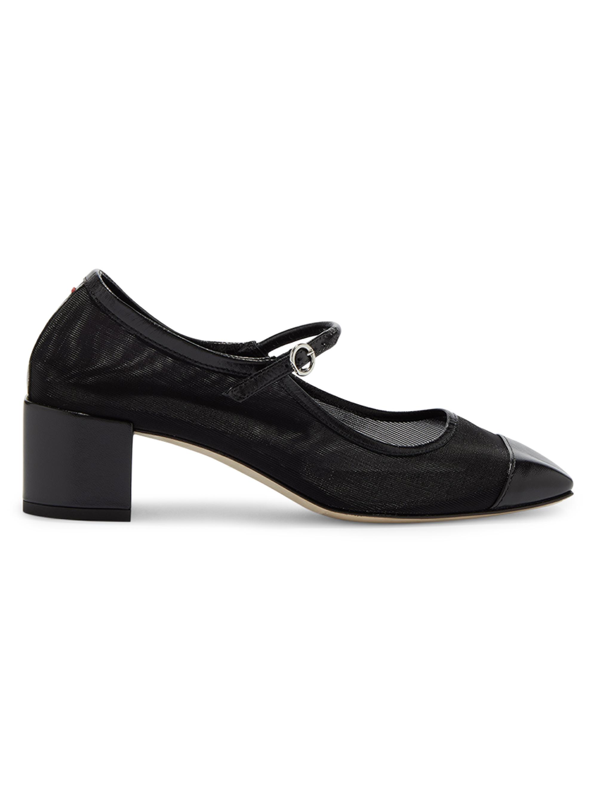 Schutz Arissa 65MM Block Mesh Pumps | Saks Fifth Avenue