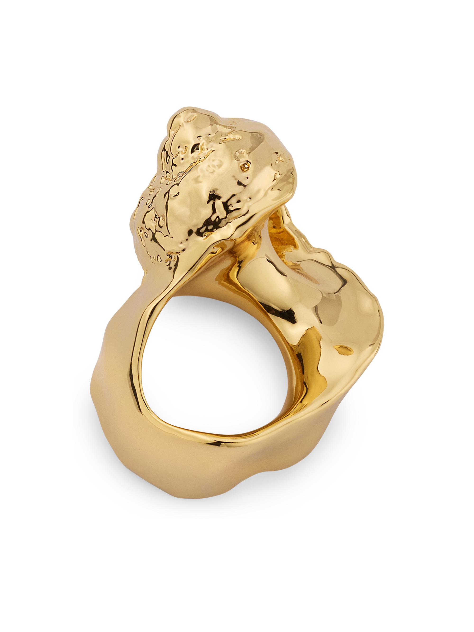 Demarson Shell 12K-Gold-Plated Ring | Saks Fifth Avenue