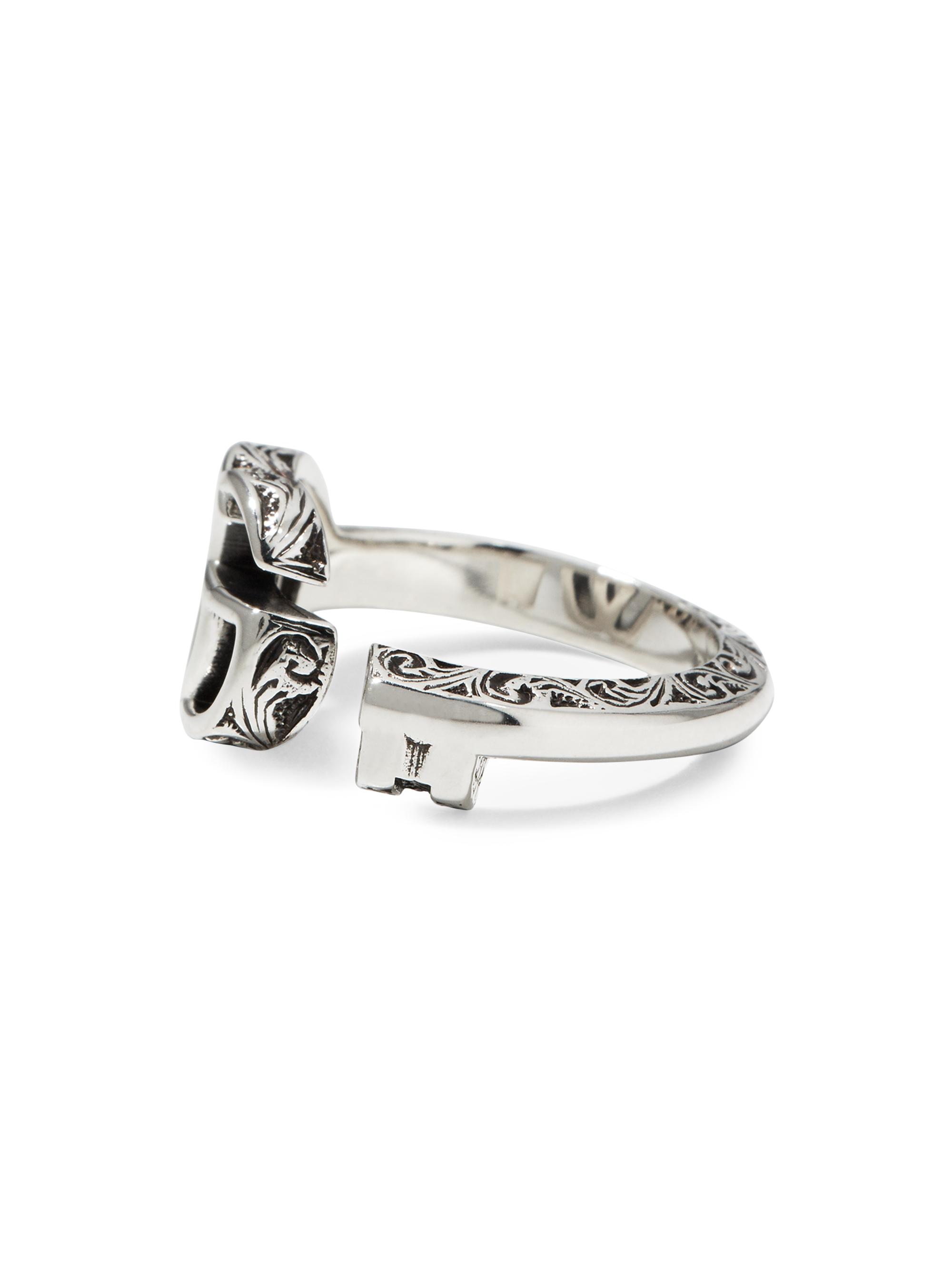 Gucci GG Marmont Key Sterling Silver Ring | Saks Fifth Avenue