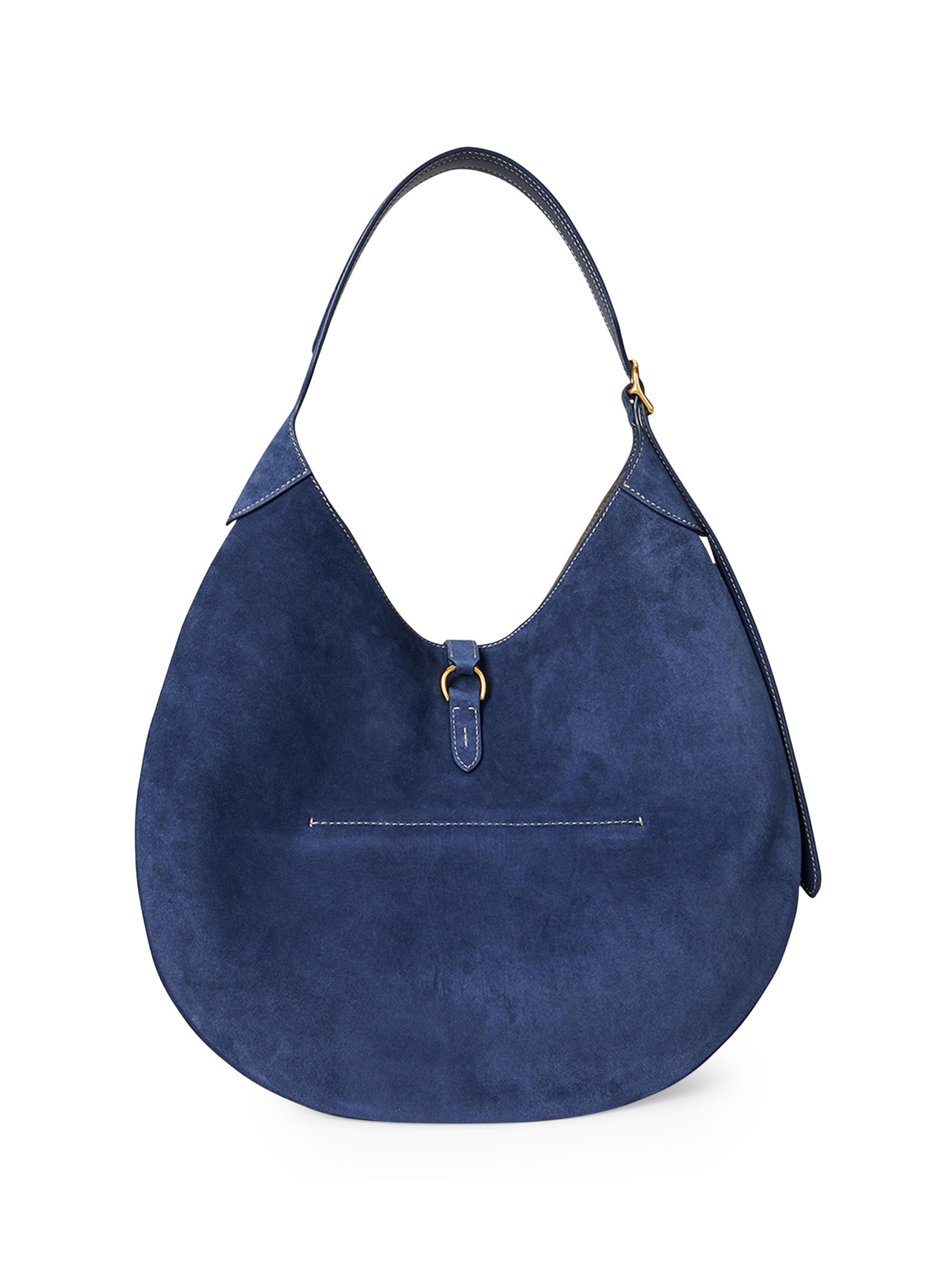 Polo Ralph Lauren Polo ID Medium Suede Shoulder Bag | Saks Fifth Avenue