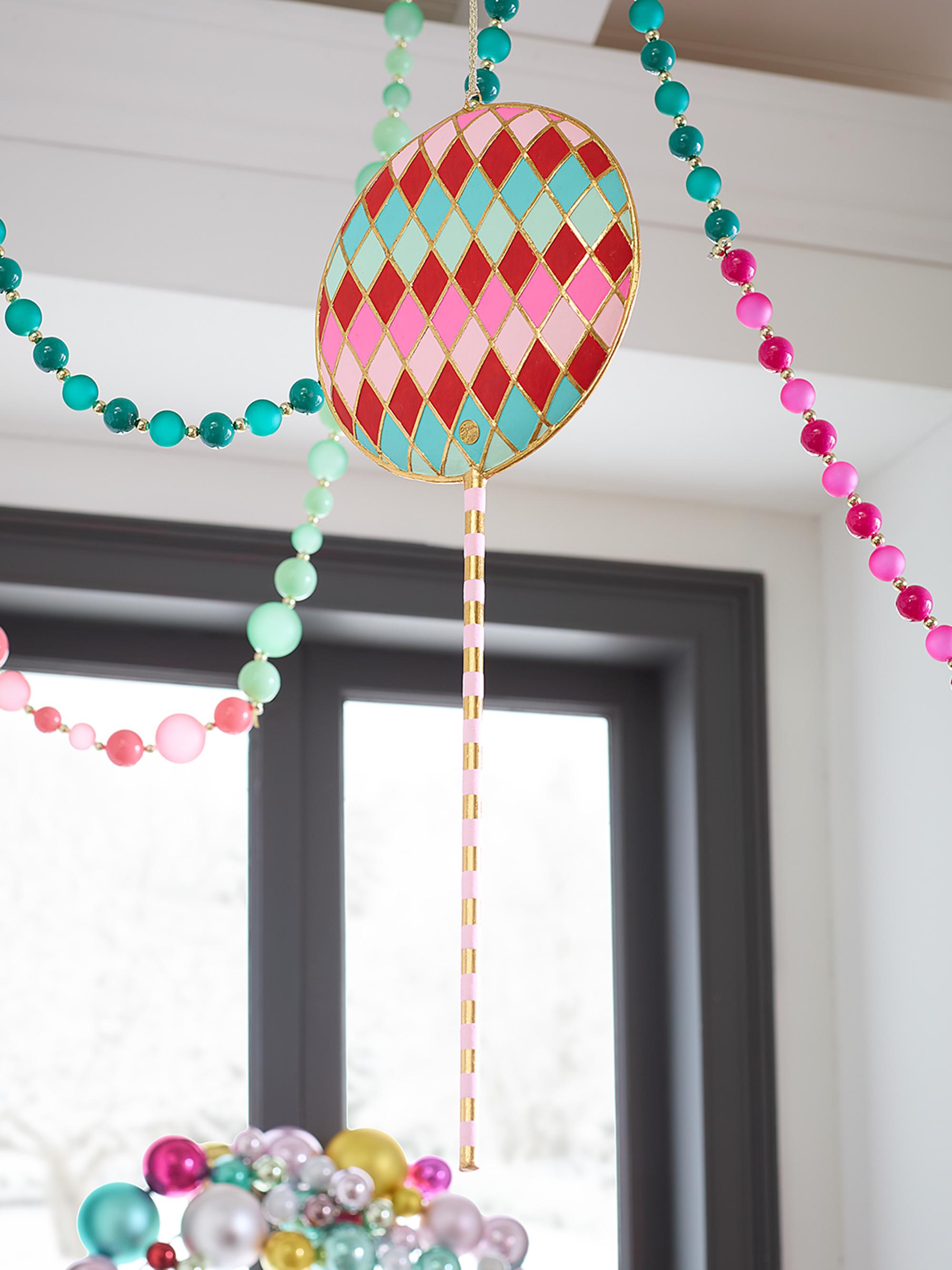 Glitterville Harlequin Lollipop Christmas Display | Saks Fifth Avenue