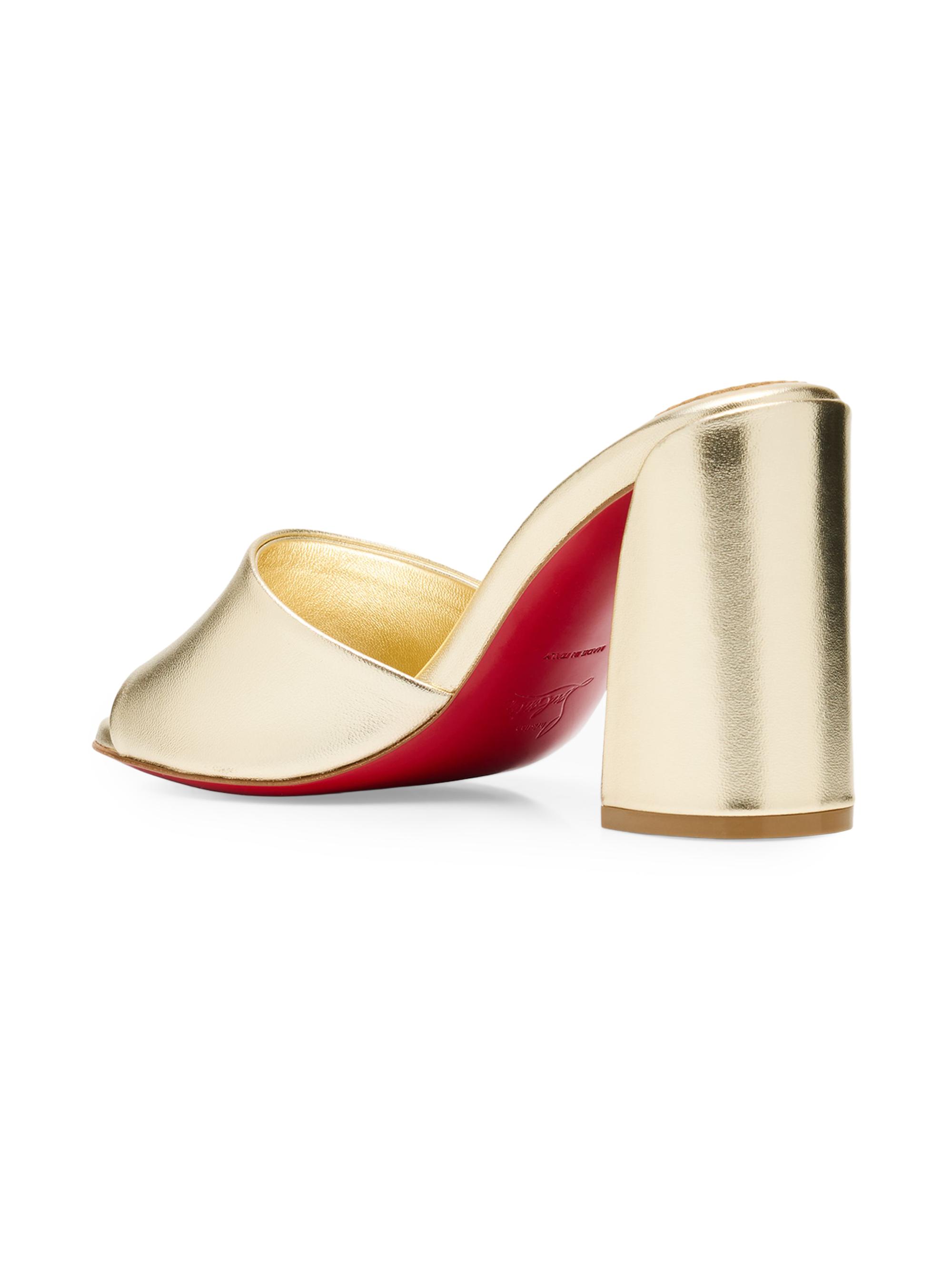 Christian Louboutin Jane 85MM Mule Sandals | Saks Fifth Avenue