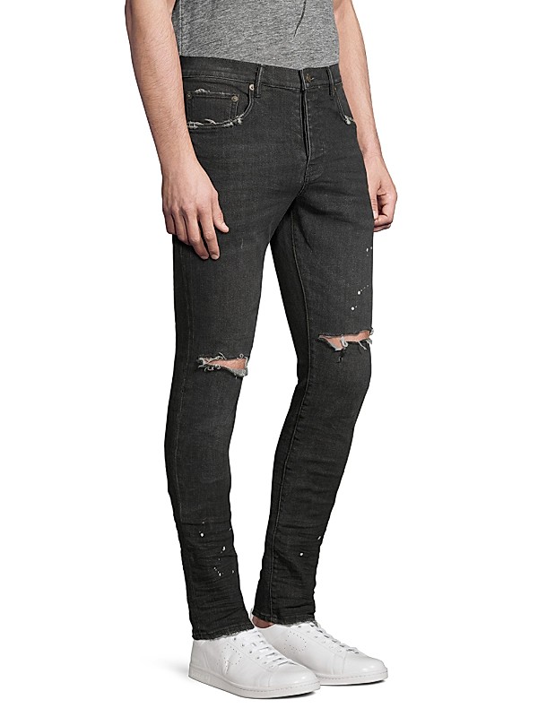 Shop Purple Brand P001 Over Spray Slim-Fit Jeans | Saks Shop Purple Brand P001 Over Spray Slim-Fit Jeans | Saks