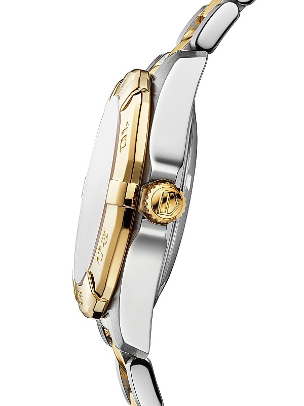 Shop TAG Heuer Aquaracer Plated Gold & Stainless Steel Shop TAG Heuer Aquaracer Plated Gold & Stainless Steel