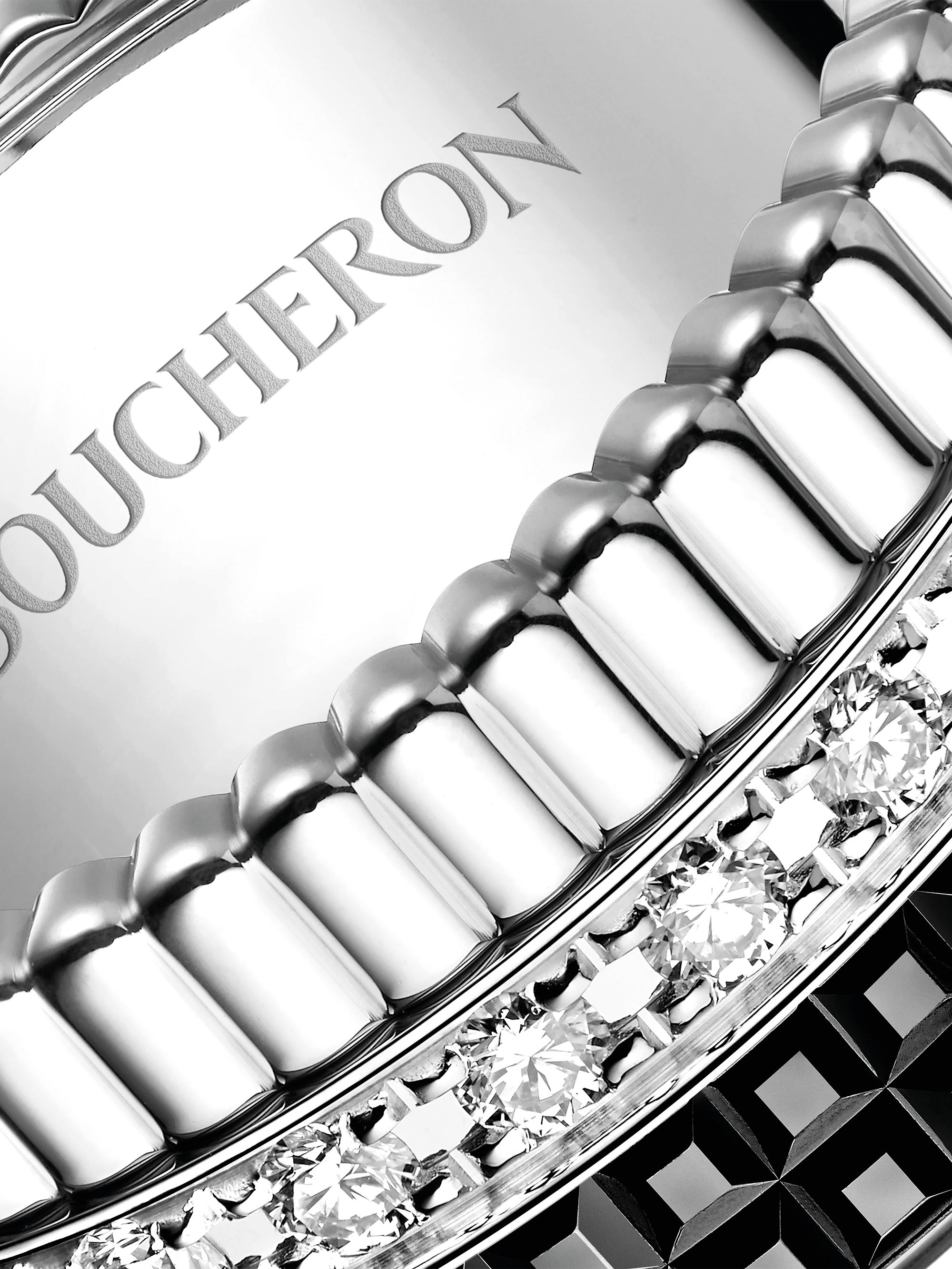Boucheron Quatre 18K White Gold, Black PVD & 0.51 TCW Diamonds Ring ...