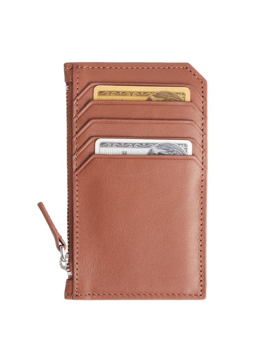 Royce New York Zip Leather Card Wallet | Saks Fifth Avenue