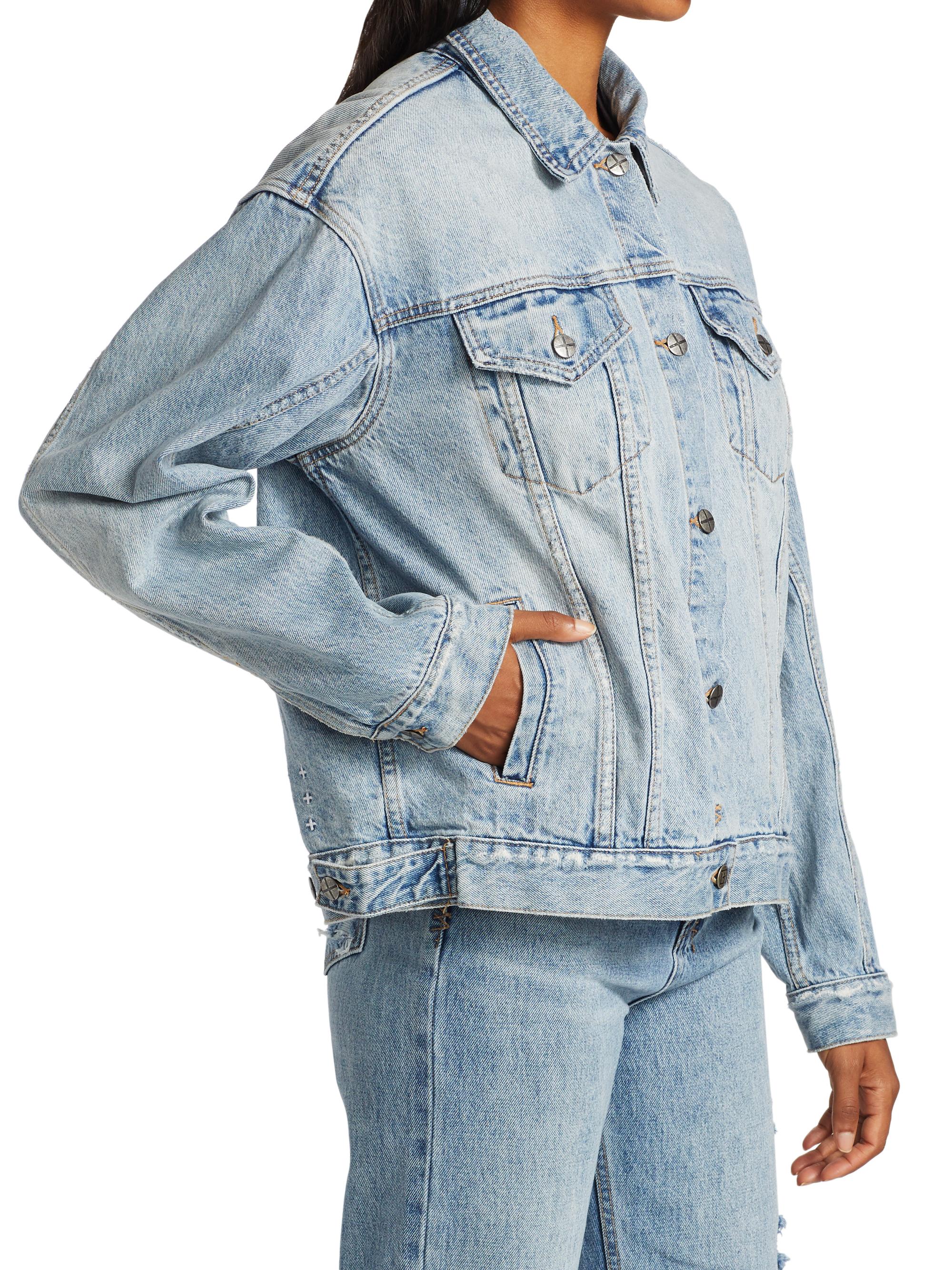 Ksubi Bring Back Life Oversized Denim Jacket | Saks Fifth Avenue