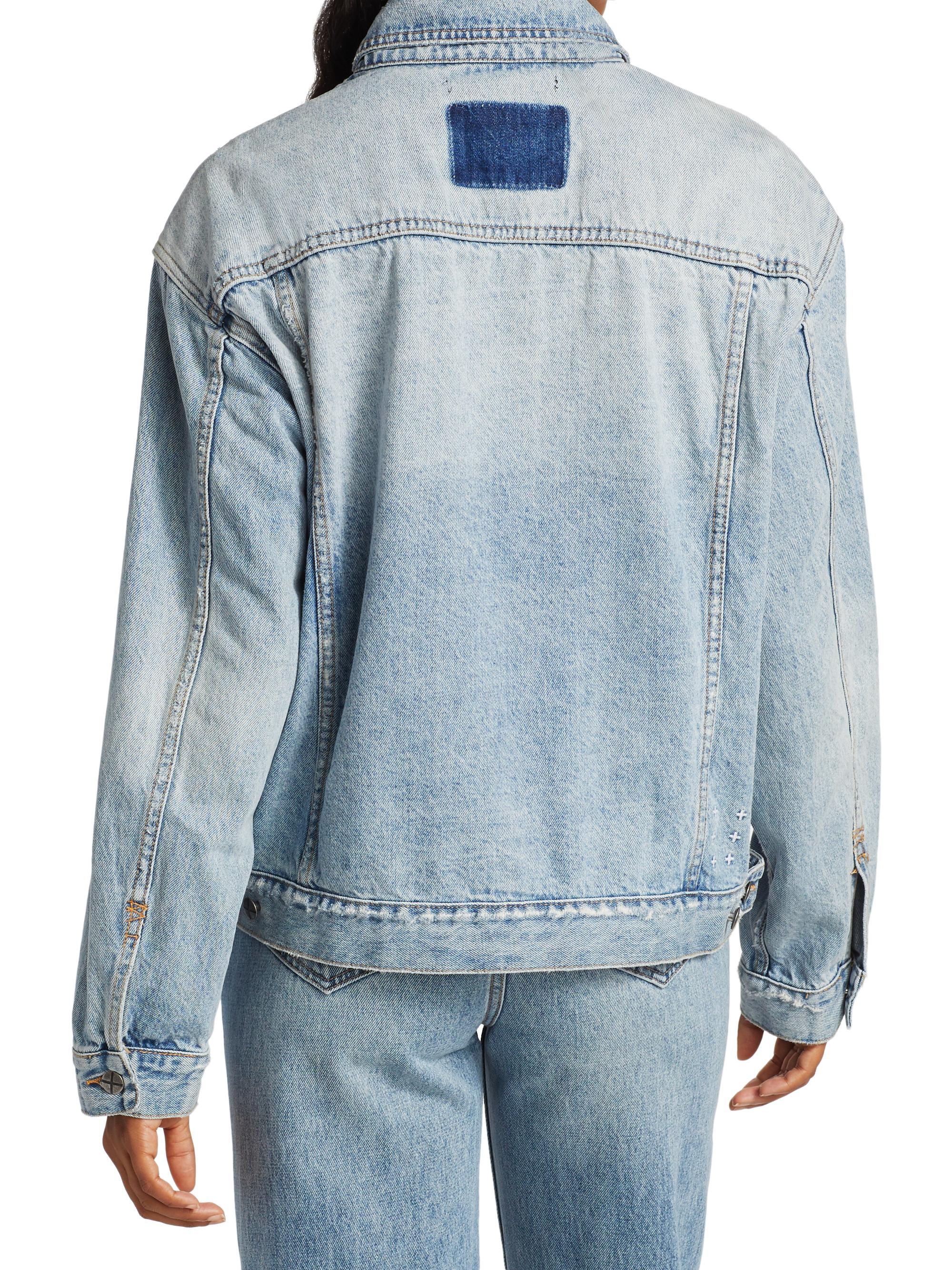 Ksubi Bring Back Life Oversized Denim Jacket | Saks Fifth Avenue