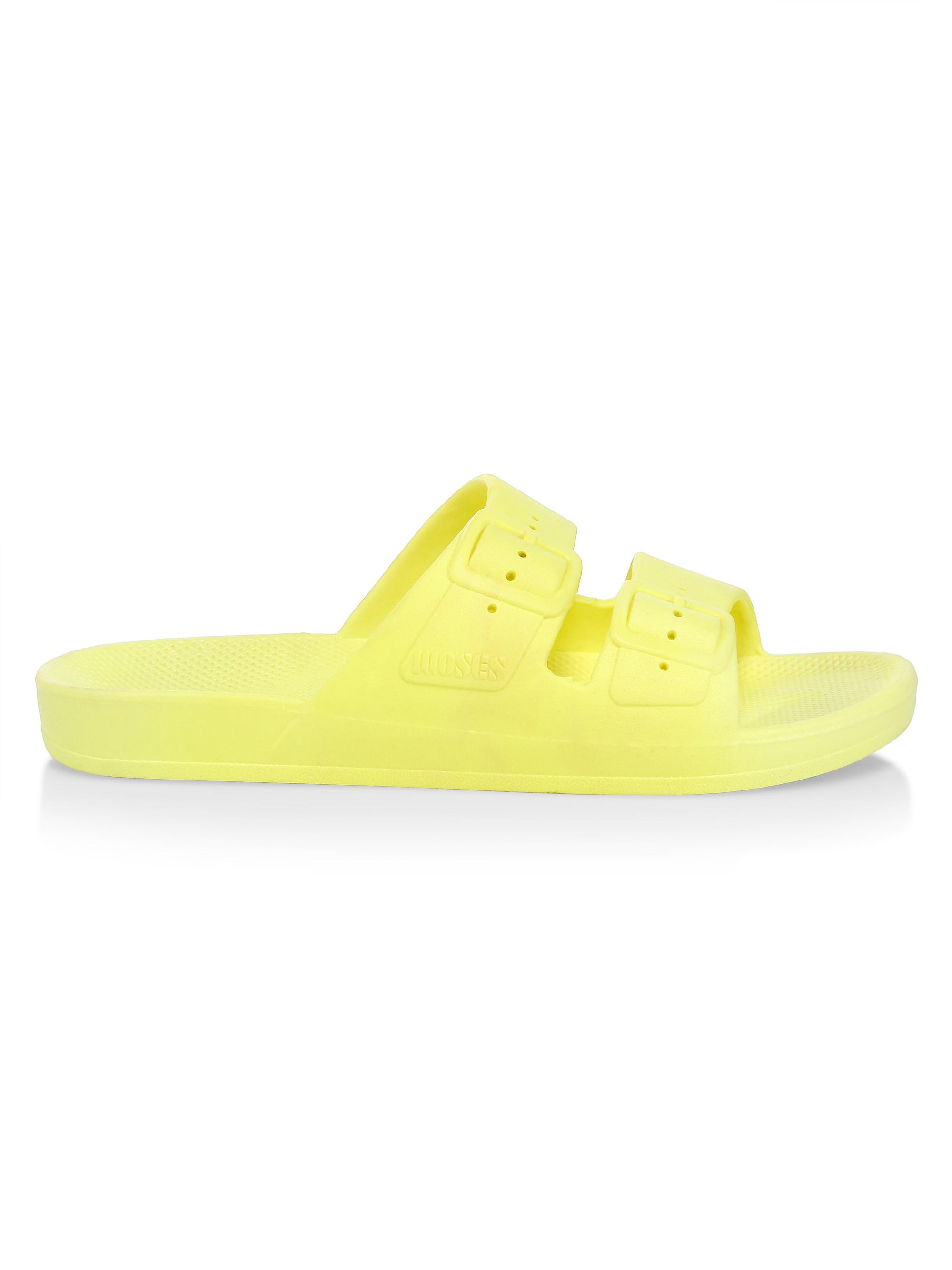 Freedom Moses Two-Strap Slides | Saks Fifth Avenue