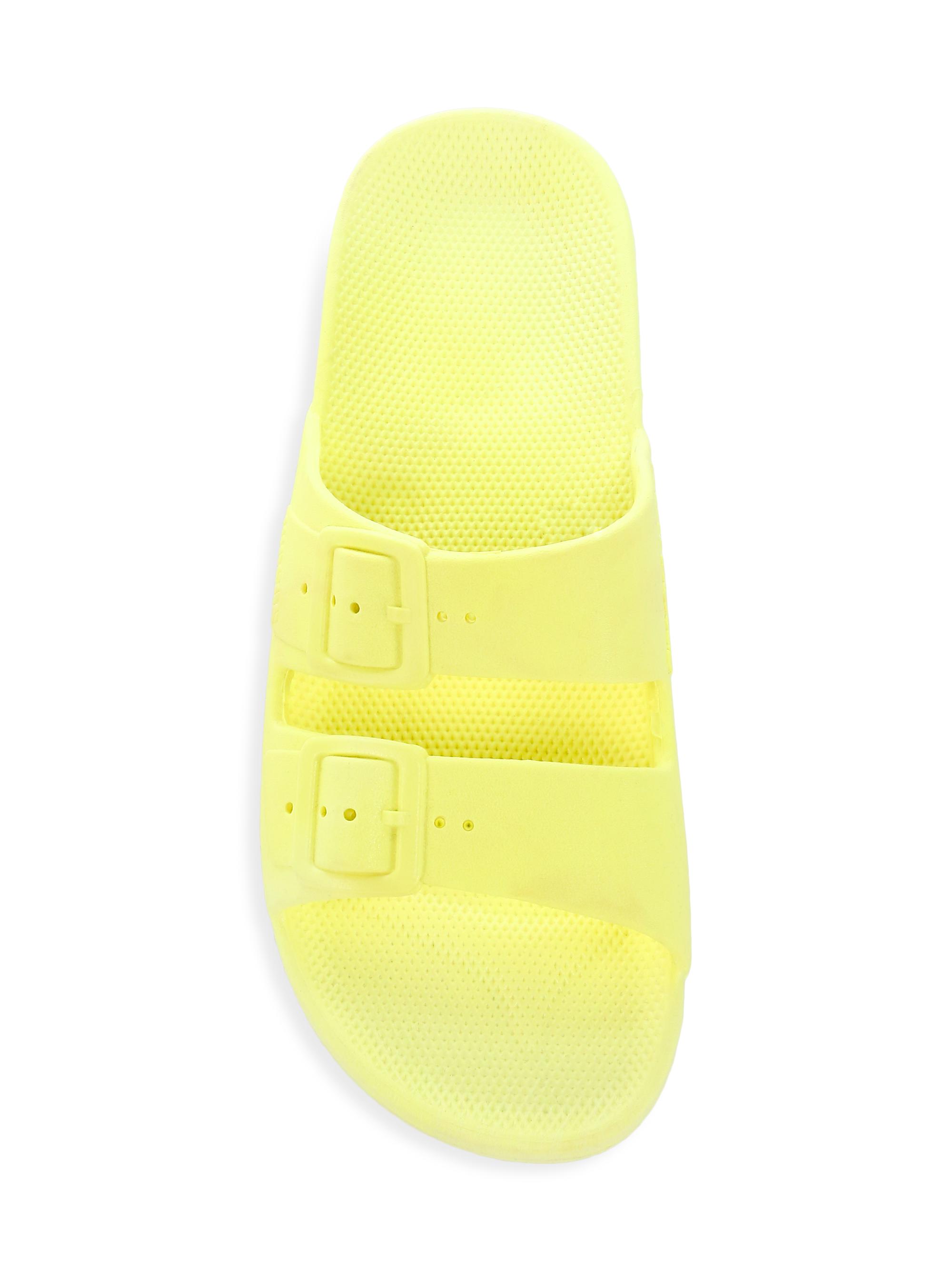 Freedom Moses Two-Strap Slides | Saks Fifth Avenue