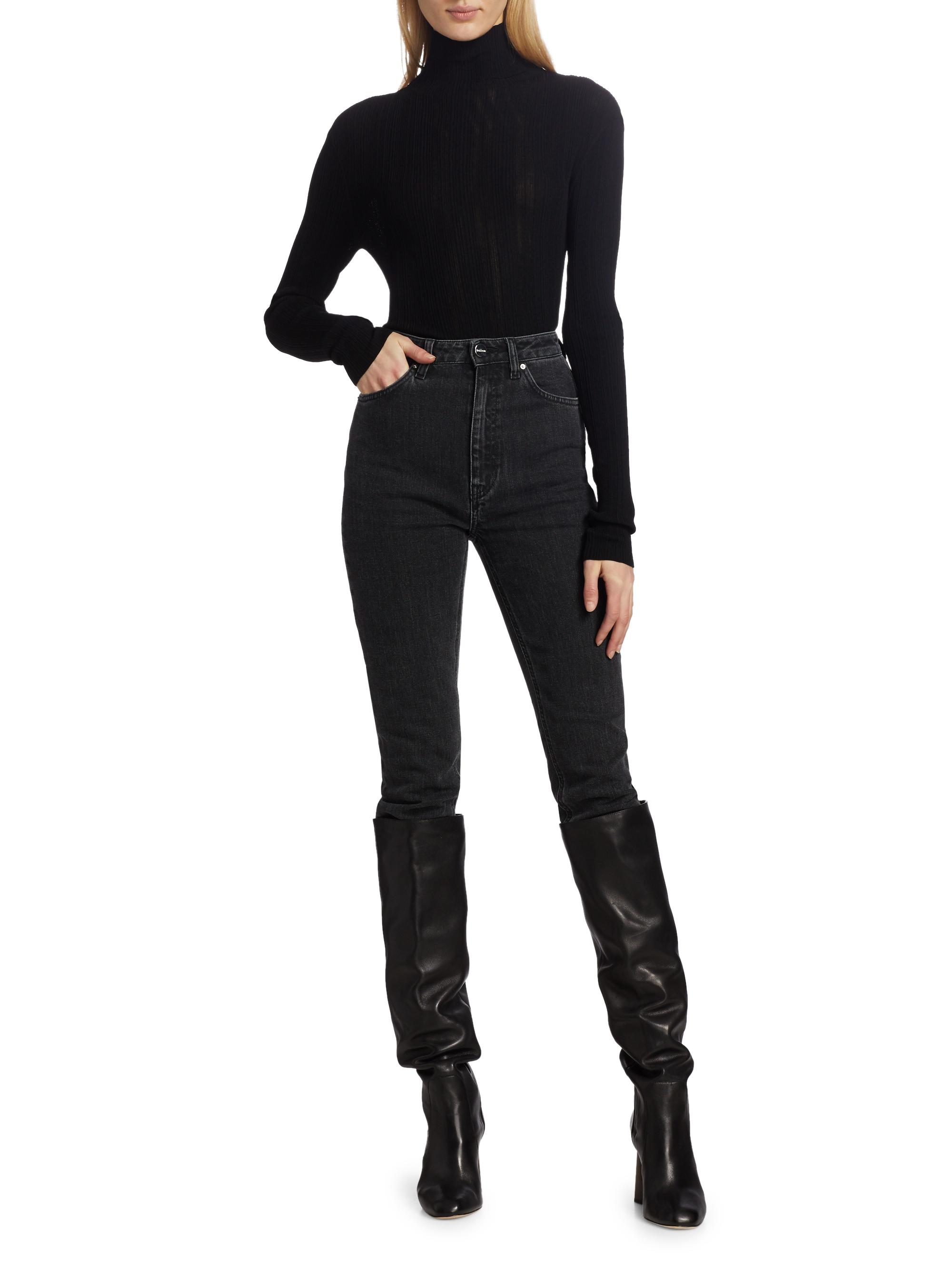 Toteme New Standard High-Rise Jeans | Saks Fifth Avenue