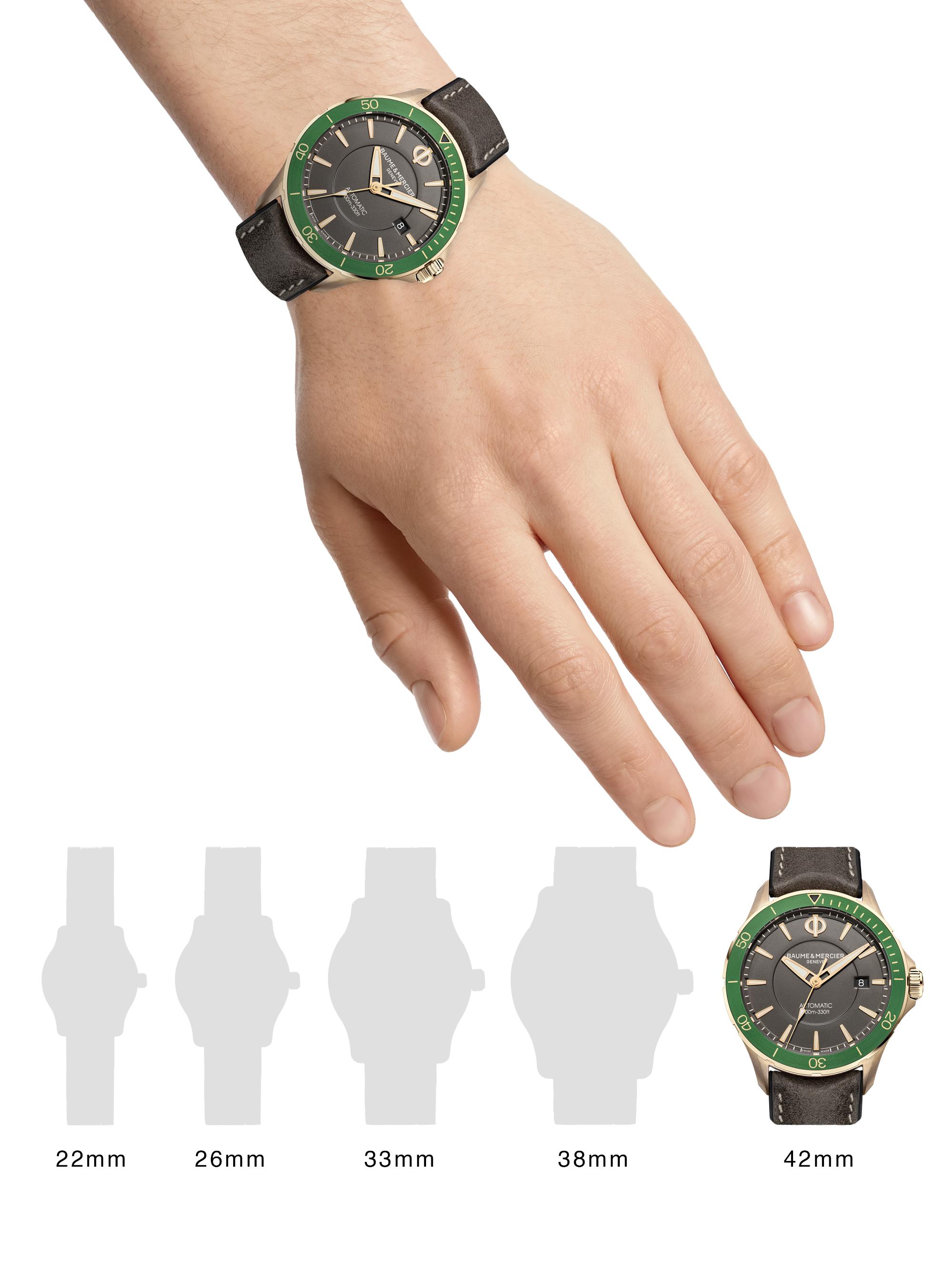 Baume & Mercier Clifton Club Bronze & Leather Strap Watch | Saks Fifth ...
