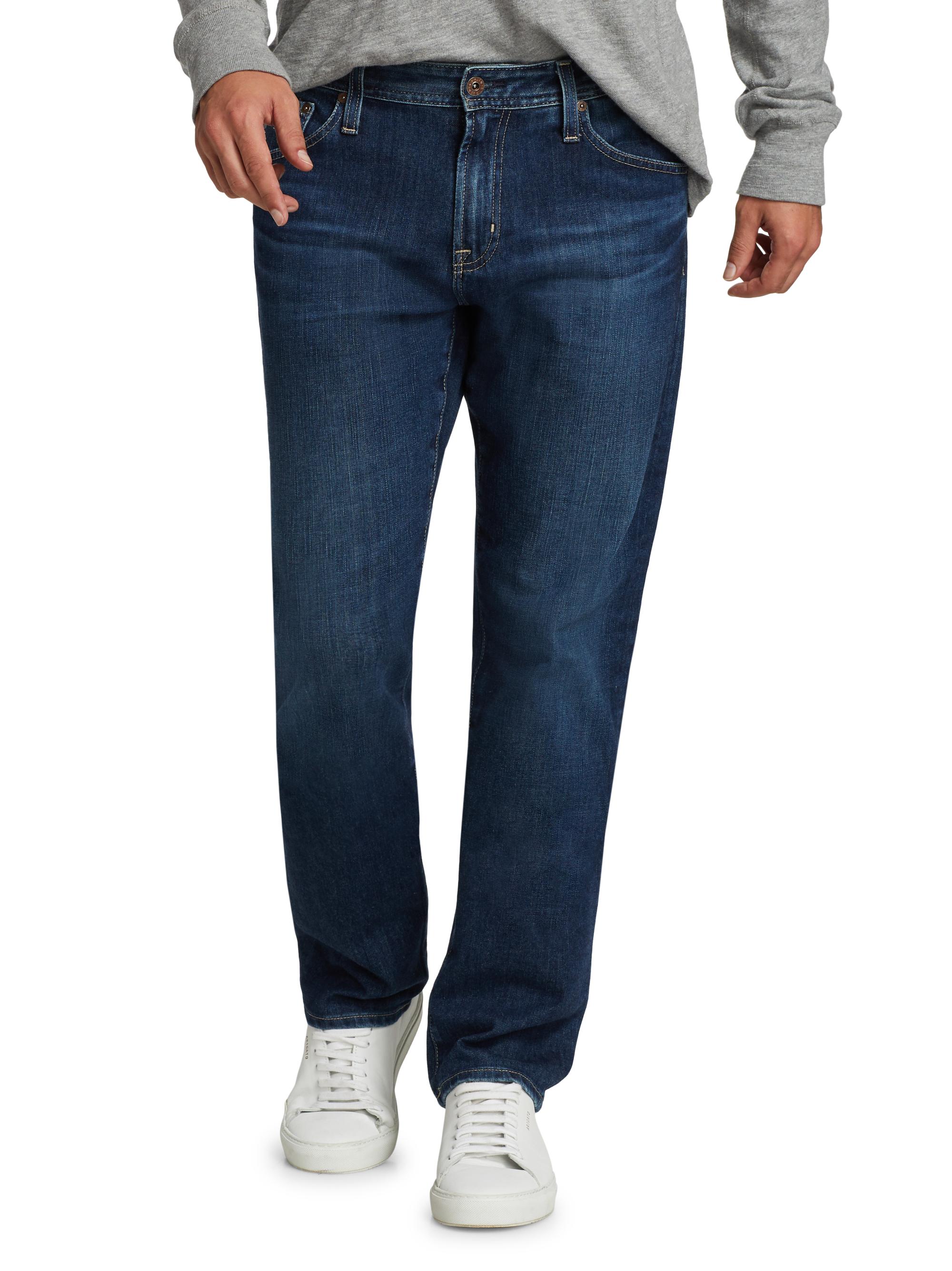 AG Jeans Graduate Slim Straight-Fit Jeans | Saks Fifth Avenue