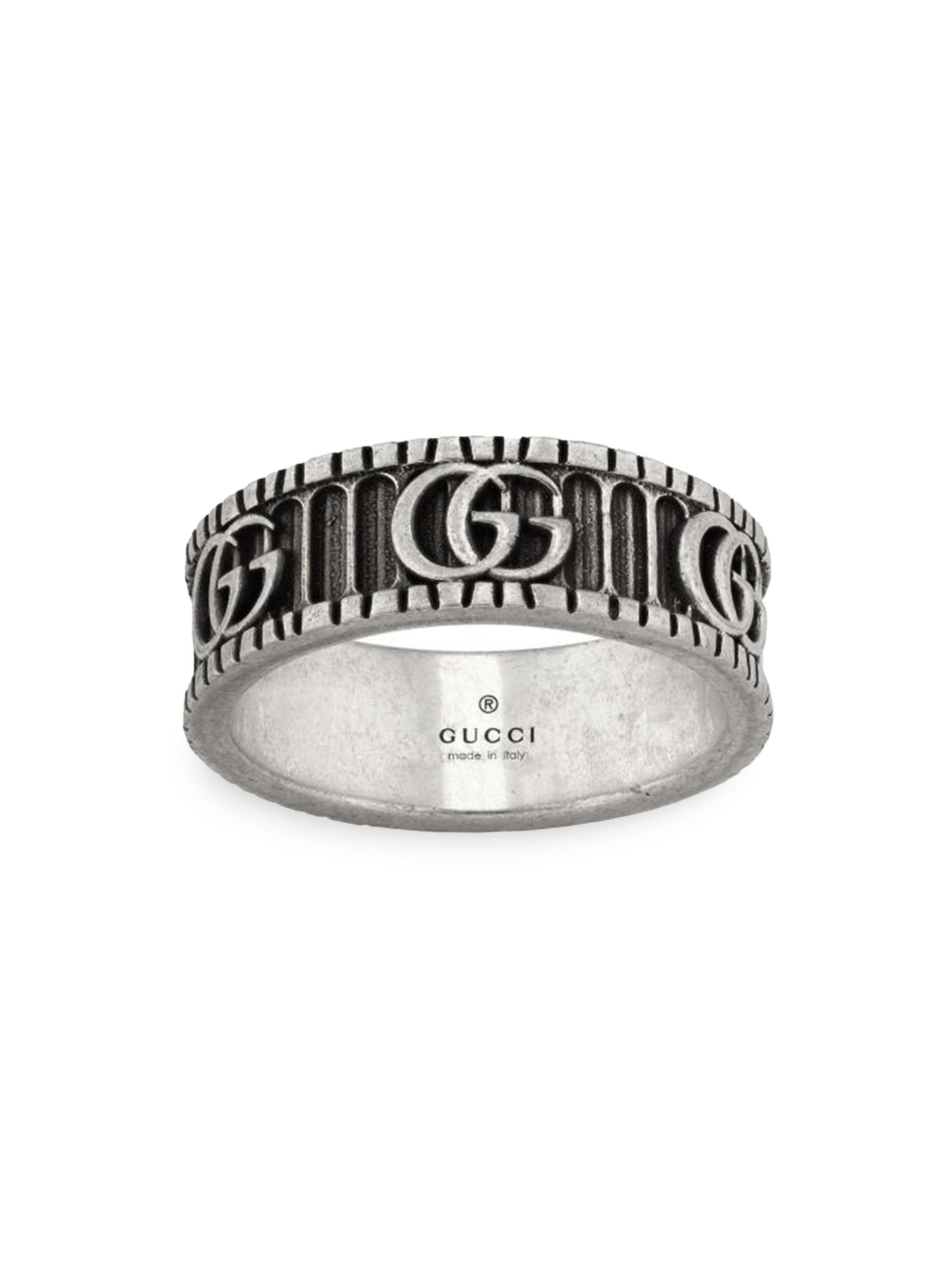 Gucci GG Marmont Sterling Silver Ring | Saks Fifth Avenue