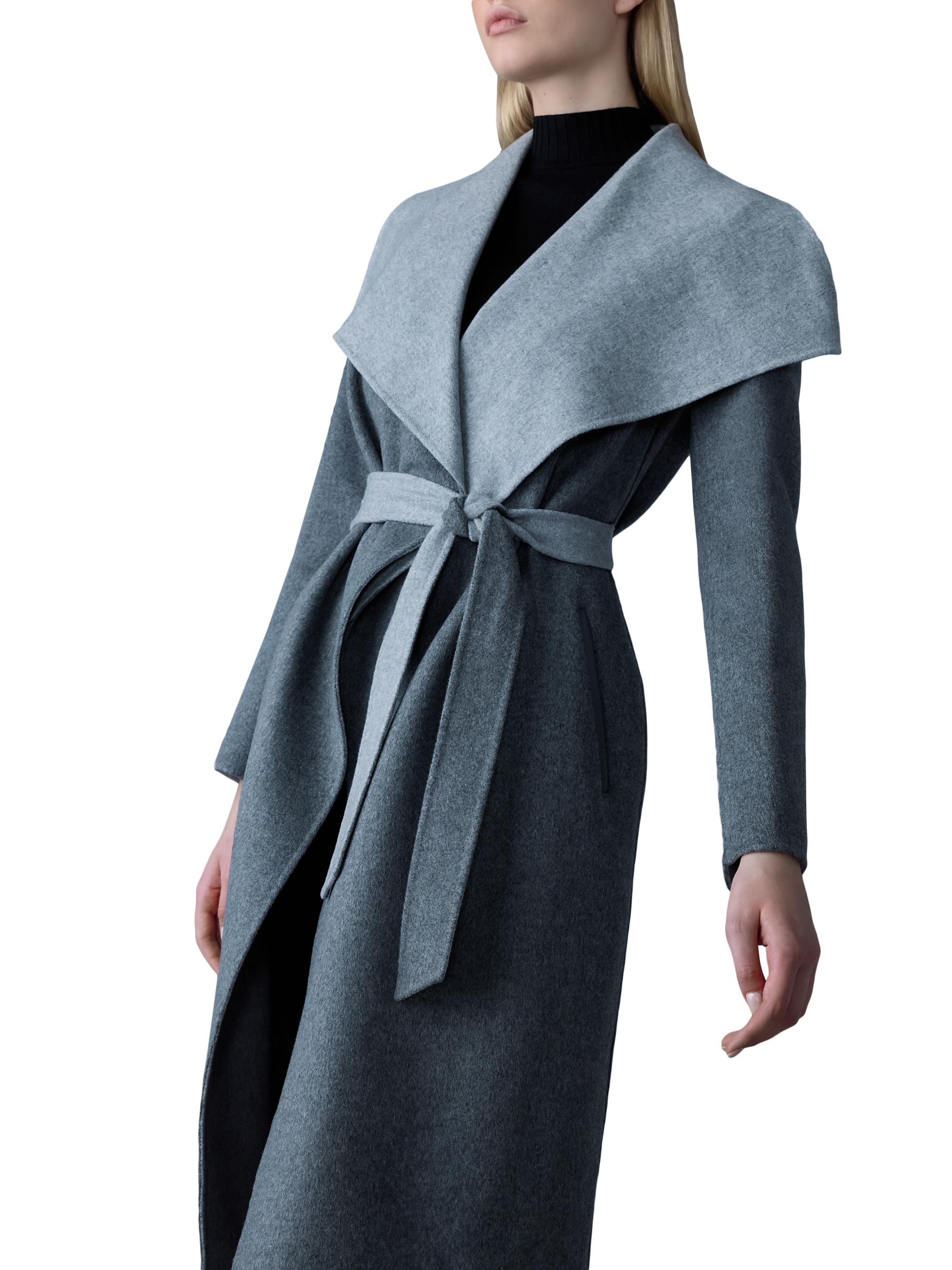 Mackage Belted Light Wool Coat | Saks Fifth Avenue