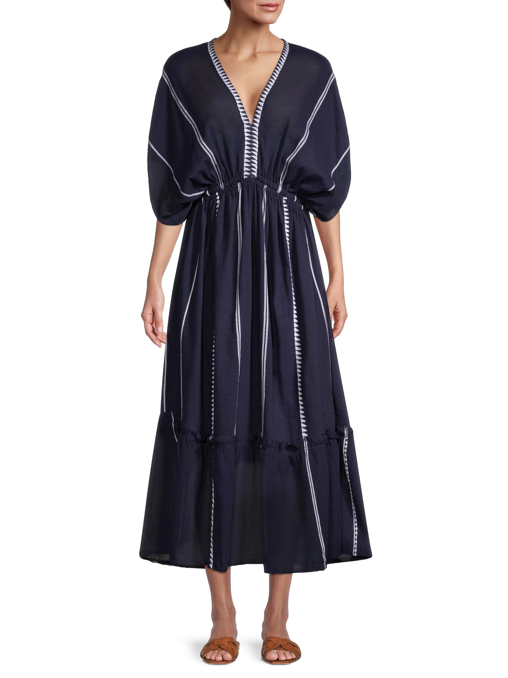 lemlem Nunu Plunge-Neck Dress | Saks Fifth Avenue