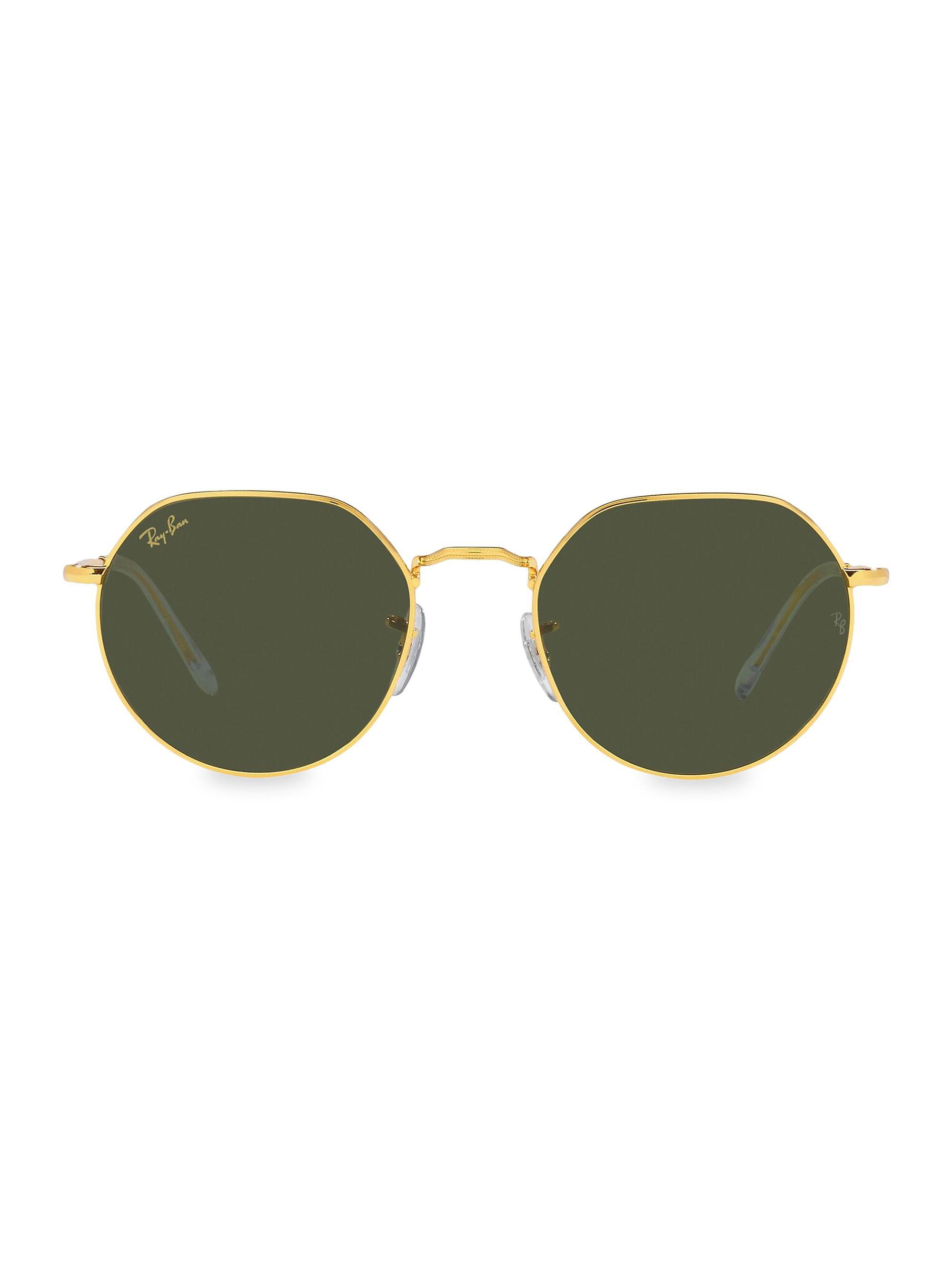 Ray-Ban RB3565 Jack 53MM Round Sunglasses | Saks Fifth Avenue