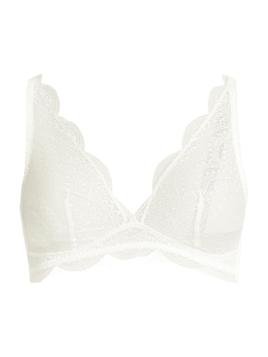 Simone Pérèle Karma Scalloped Lace Triangle Bra | Saks Fifth Avenue