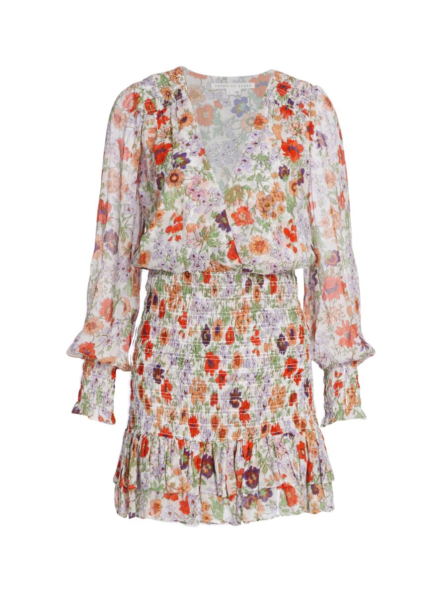 Veronica Beard Saera Floral Mini Dress | Saks Fifth Avenue