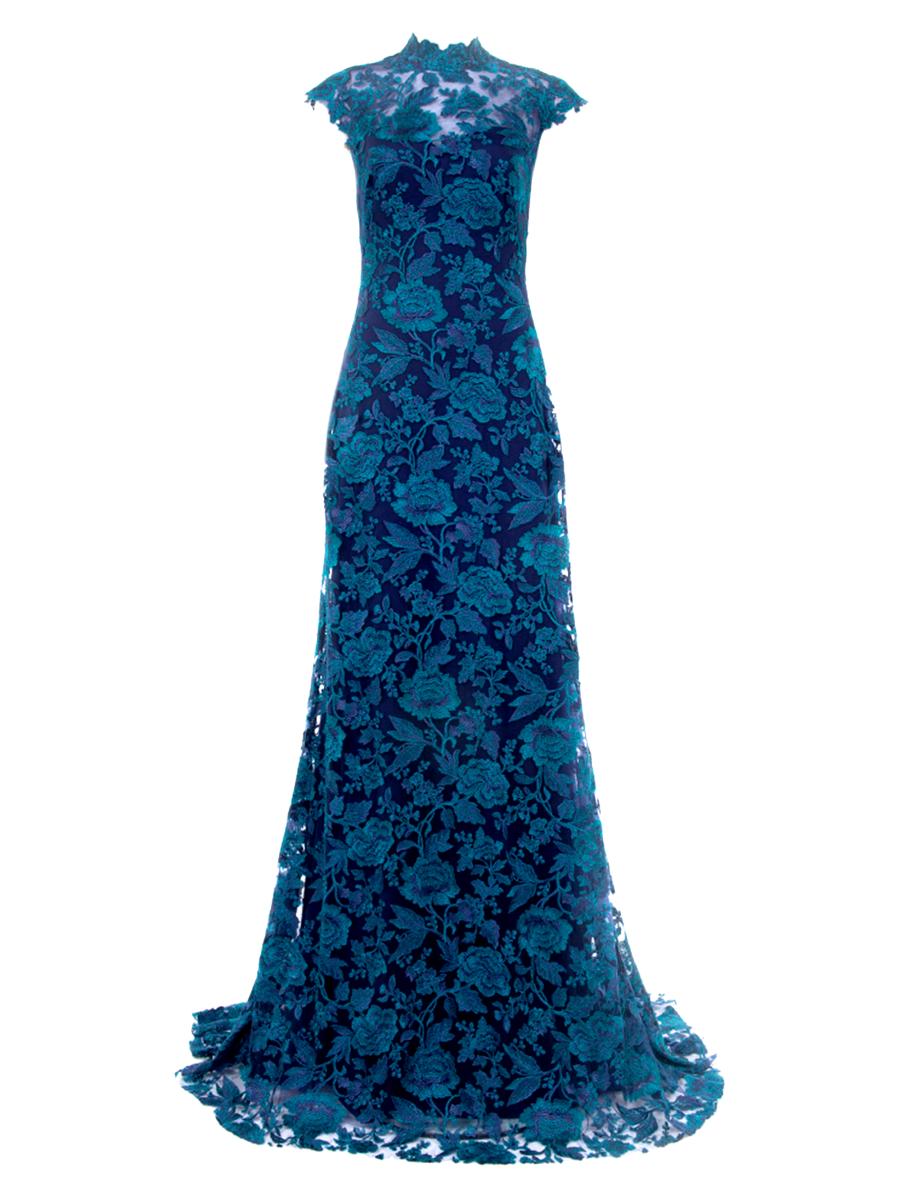 Tadashi Shoji Qara Embroidered Gown | Saks Fifth Avenue