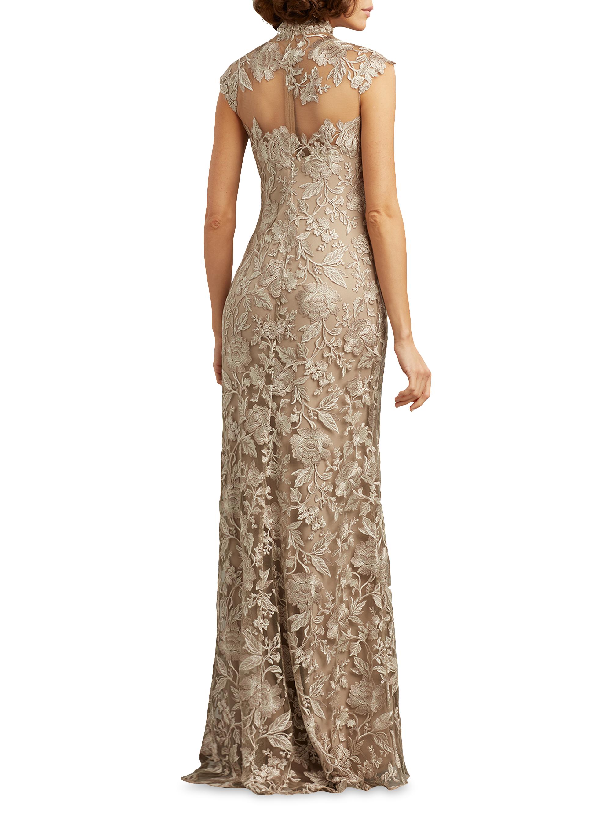 Tadashi Shoji Qara Embroidered Gown | Saks Fifth Avenue